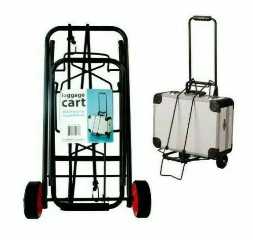 Portable Universal Travel Folding Luggage Cart - Walmart.com