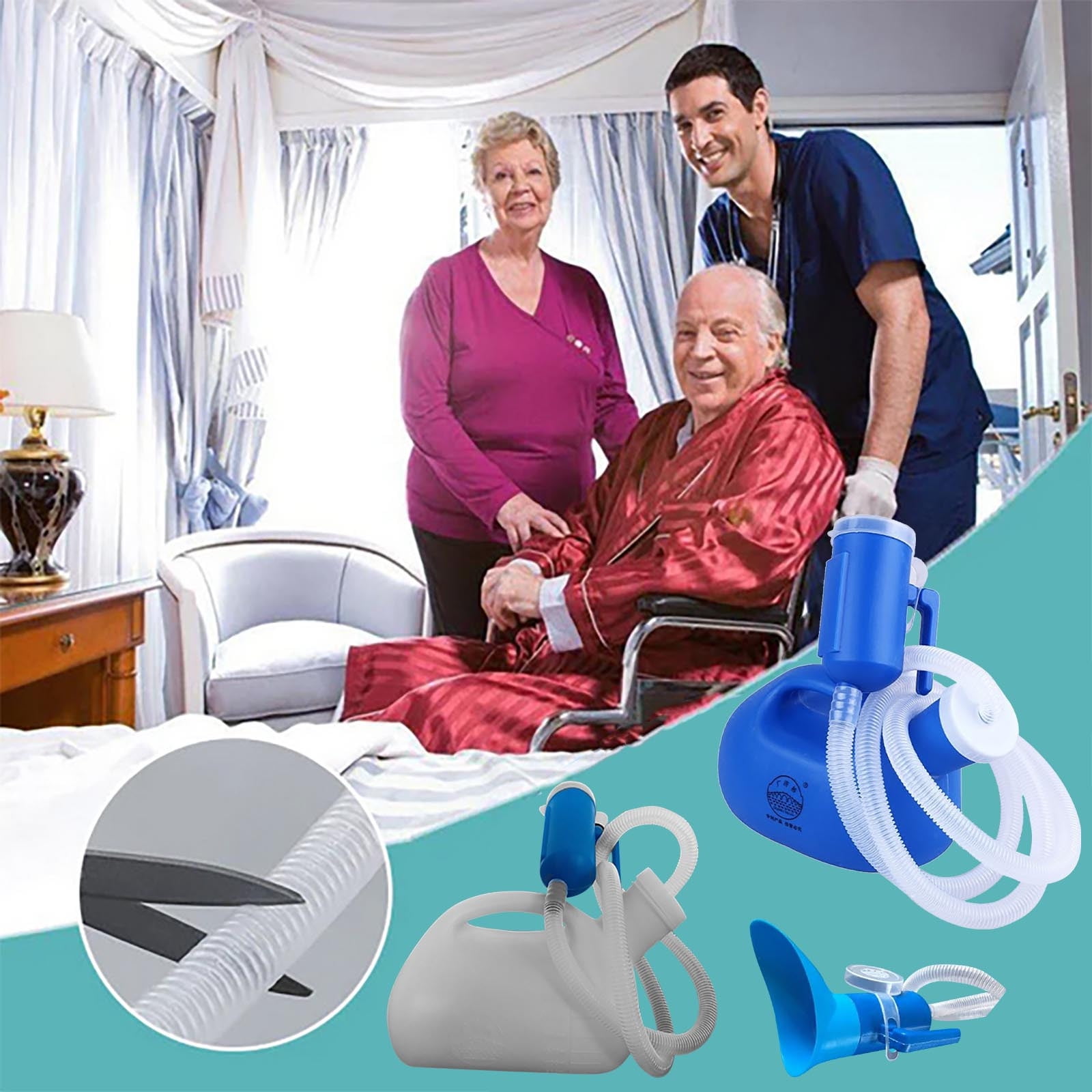 Portable Urinal, Car Emergency Urinal, Large Capacity Night Urinal ...