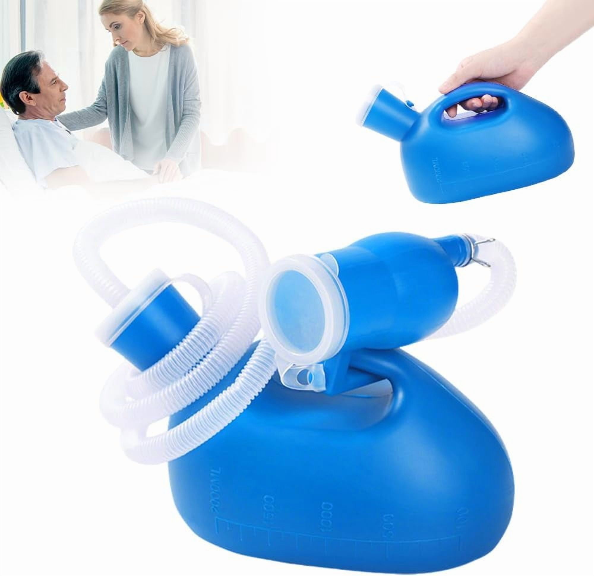 Portable Urinals, 2025 on Bed Male Pee Bottle No-Leak Lock for No-Spill ...