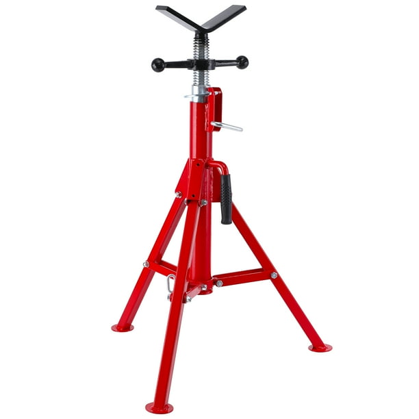 Portable V Head Pipe Jack Stand, 28-52 inch 2500Lb 1/8"-12" Capacity ...