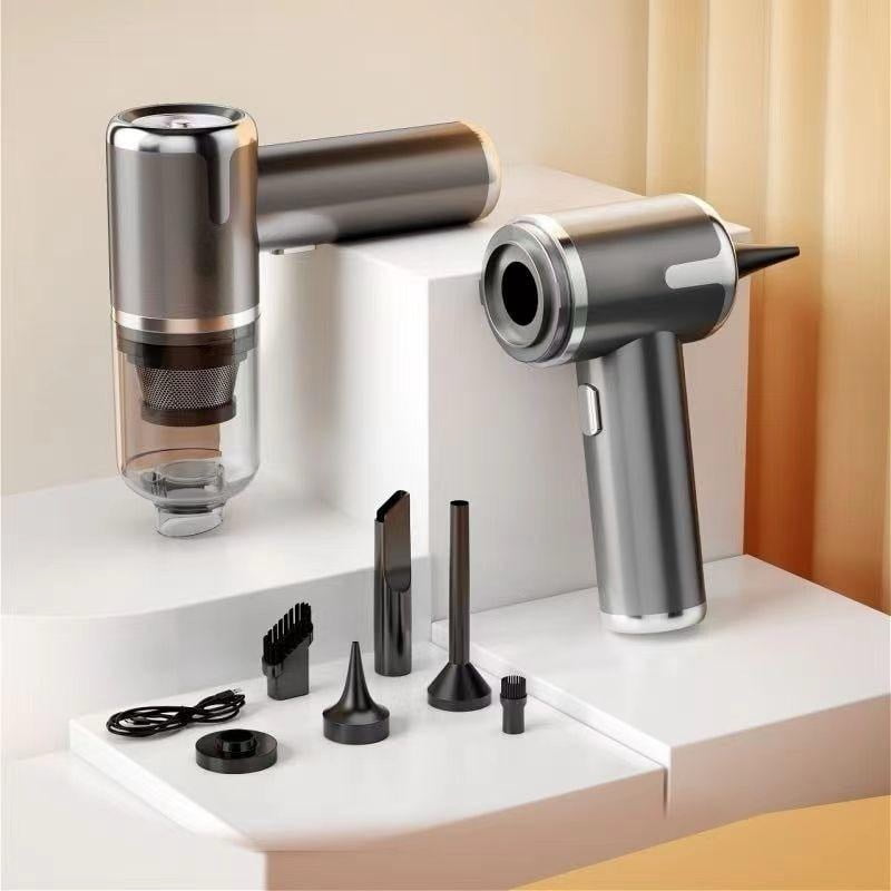 Portable Vacuum Cleaner,Dust Buster & Air Blower,USB Rechargeable Mini ...