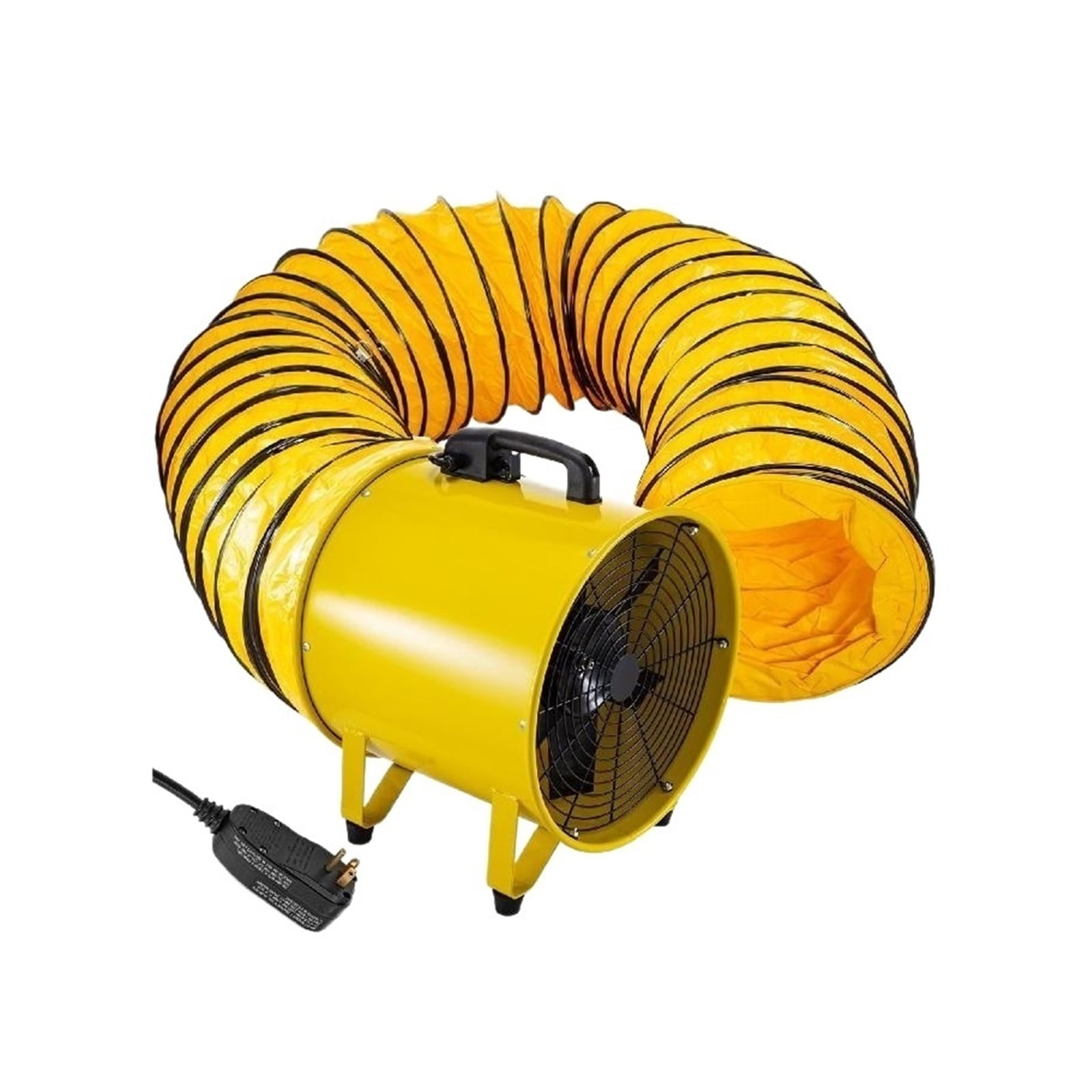 Portable Ventilation Fan 12in 16in Utility Blower W/ 5-Meter Blower ...