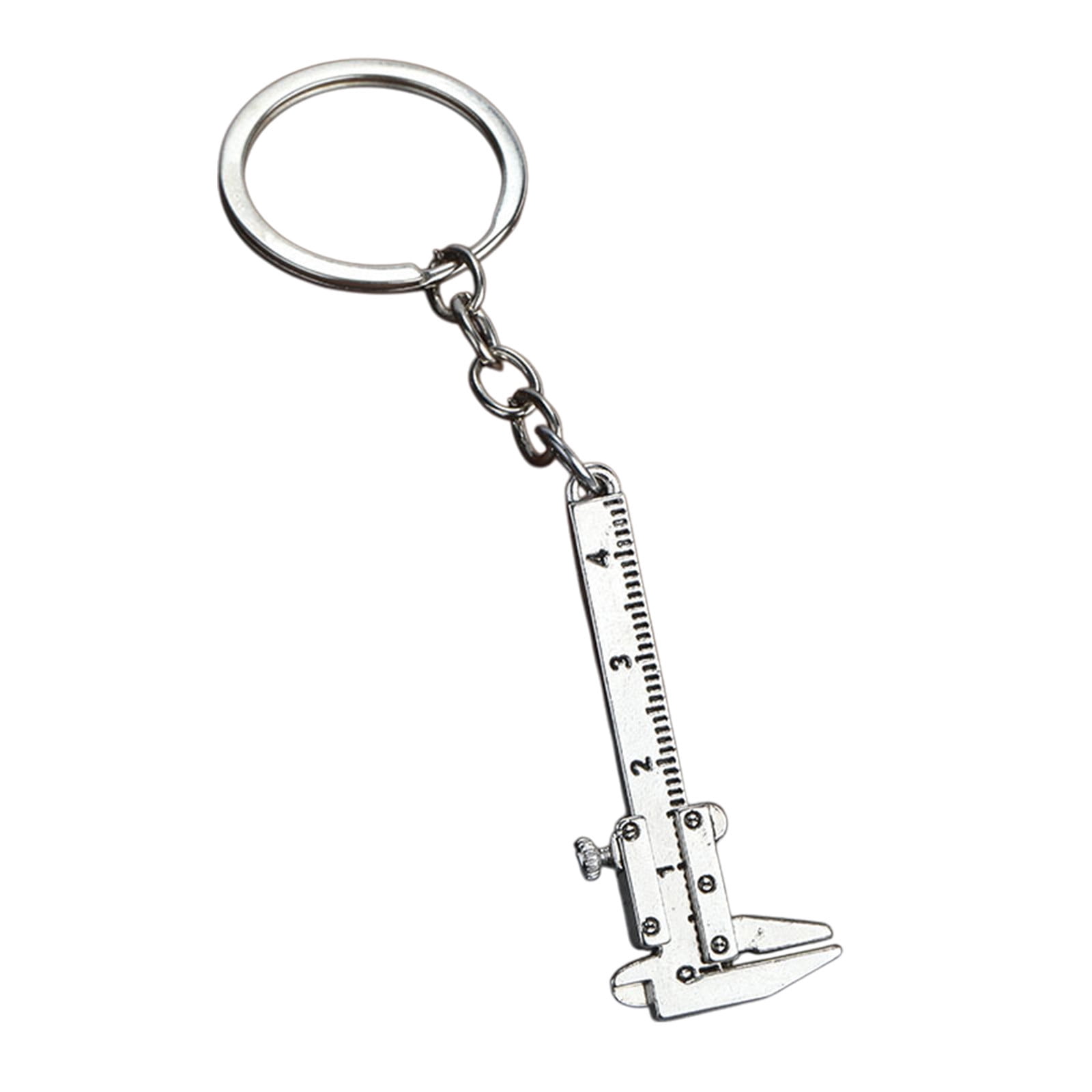 Portable Vernier Caliper Keychain, Mini Ruler Gauging Tool, Stainless ...