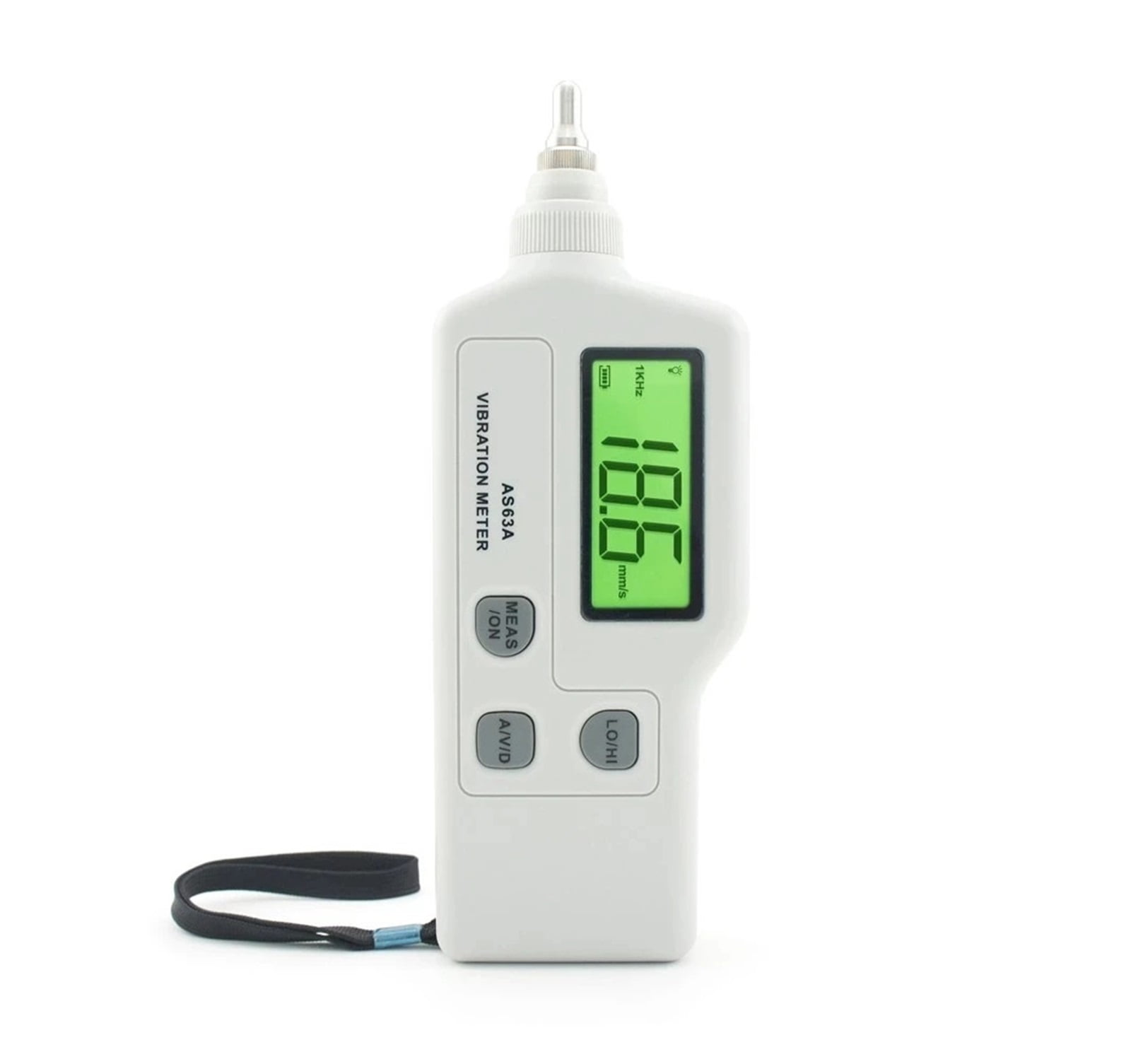 Portable Vibration Meter AS63A,Acceleration / Displacement / Velocity ...