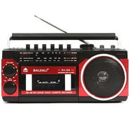 Supersonic Retro 4-band Radio And Cassette Player With (wood) - Walmart.com