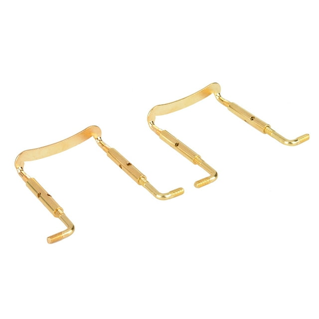 Portable Violin Chinrest Chin Rest Screw Clamp Fiddle Parts Brass Pats ...