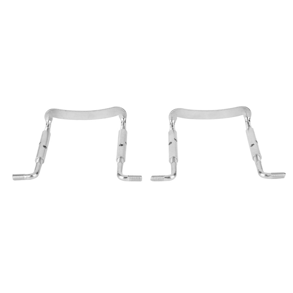 Portable Violin Chinrest Chin Rest Screw Clamp Fiddle Parts Brass Pats ...