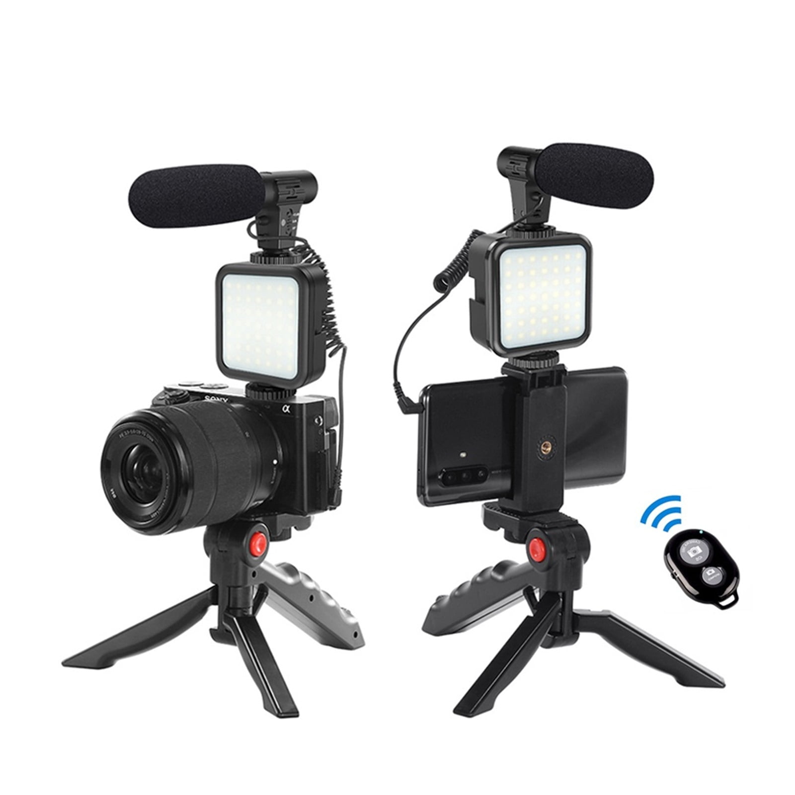 Portable Vlogging Kit Video Making Equipment With Tripod Control For ...