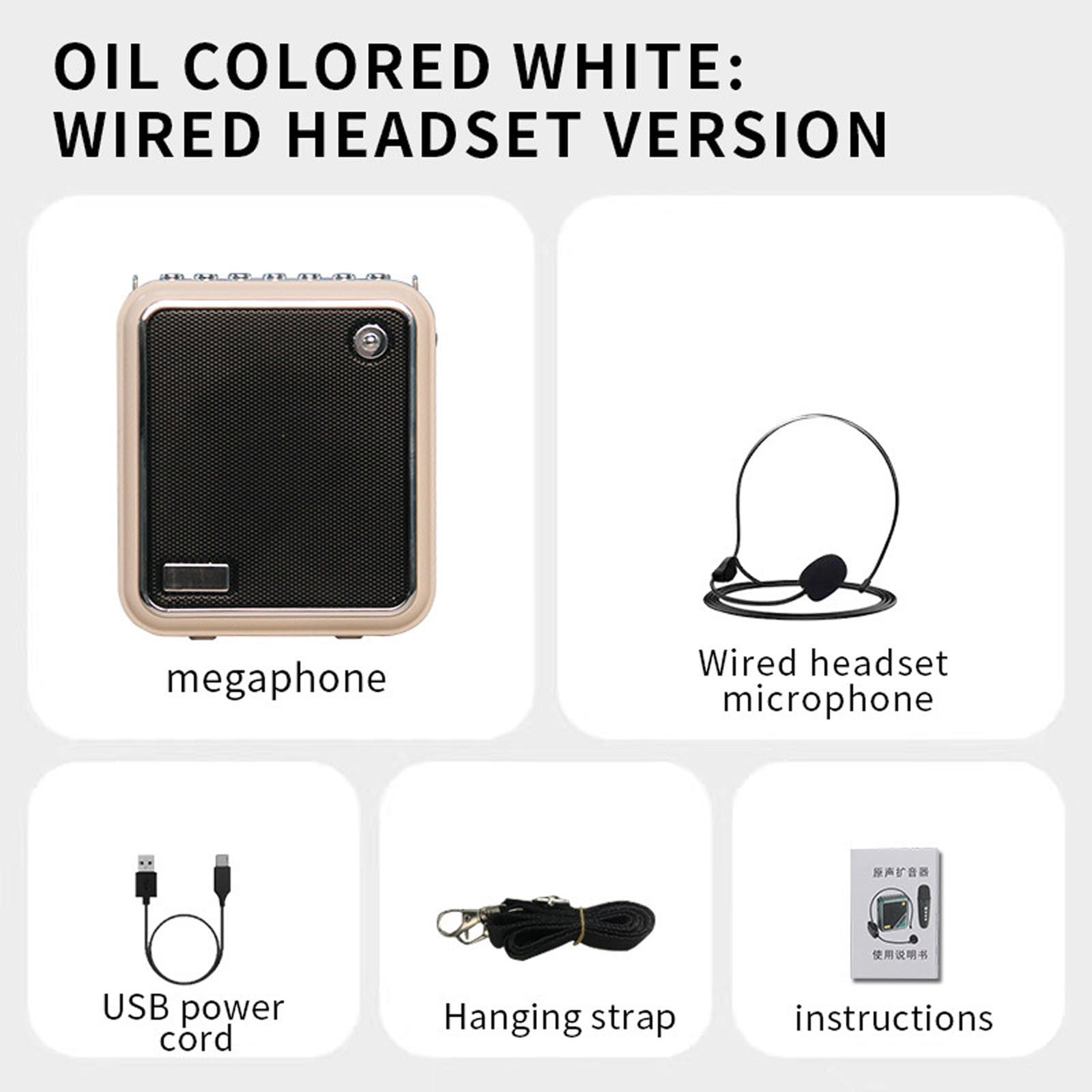 Portable Voice Amplifier,Bluetooth Rechargeable Personal Voice ...