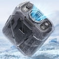 Portable Waist Clip Fan, Wearable Belt Personal Device with 100 Levels ...