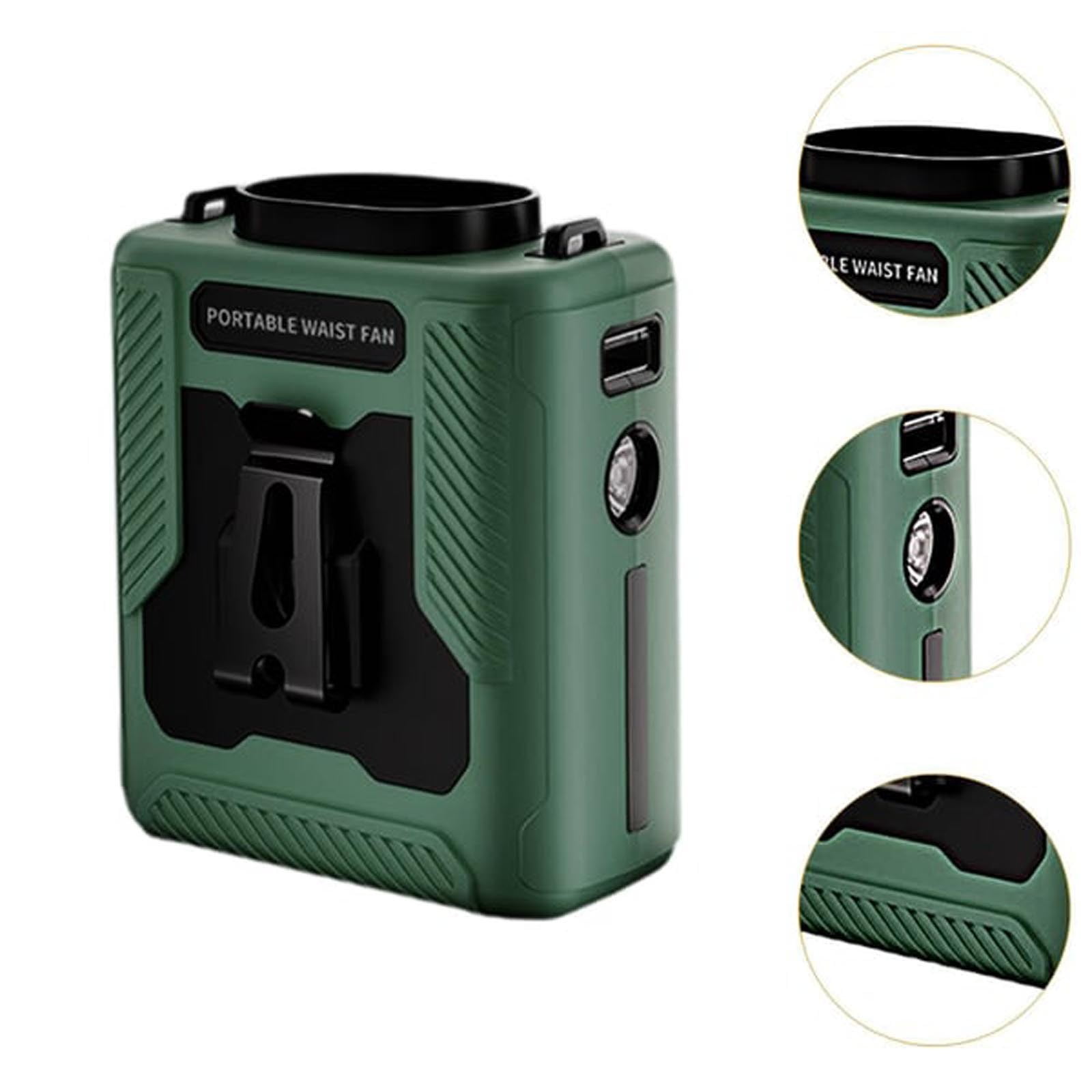 Portable Waist Fan Clip on Belt Under Shirt Fan with LED Display ...