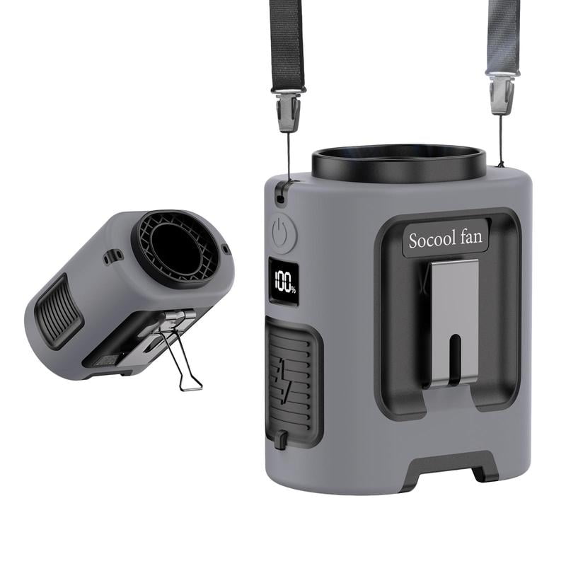 Portable Waist Fan, Rechargeable Personal Fan, 4 Speeds 13000RPM Fan ...