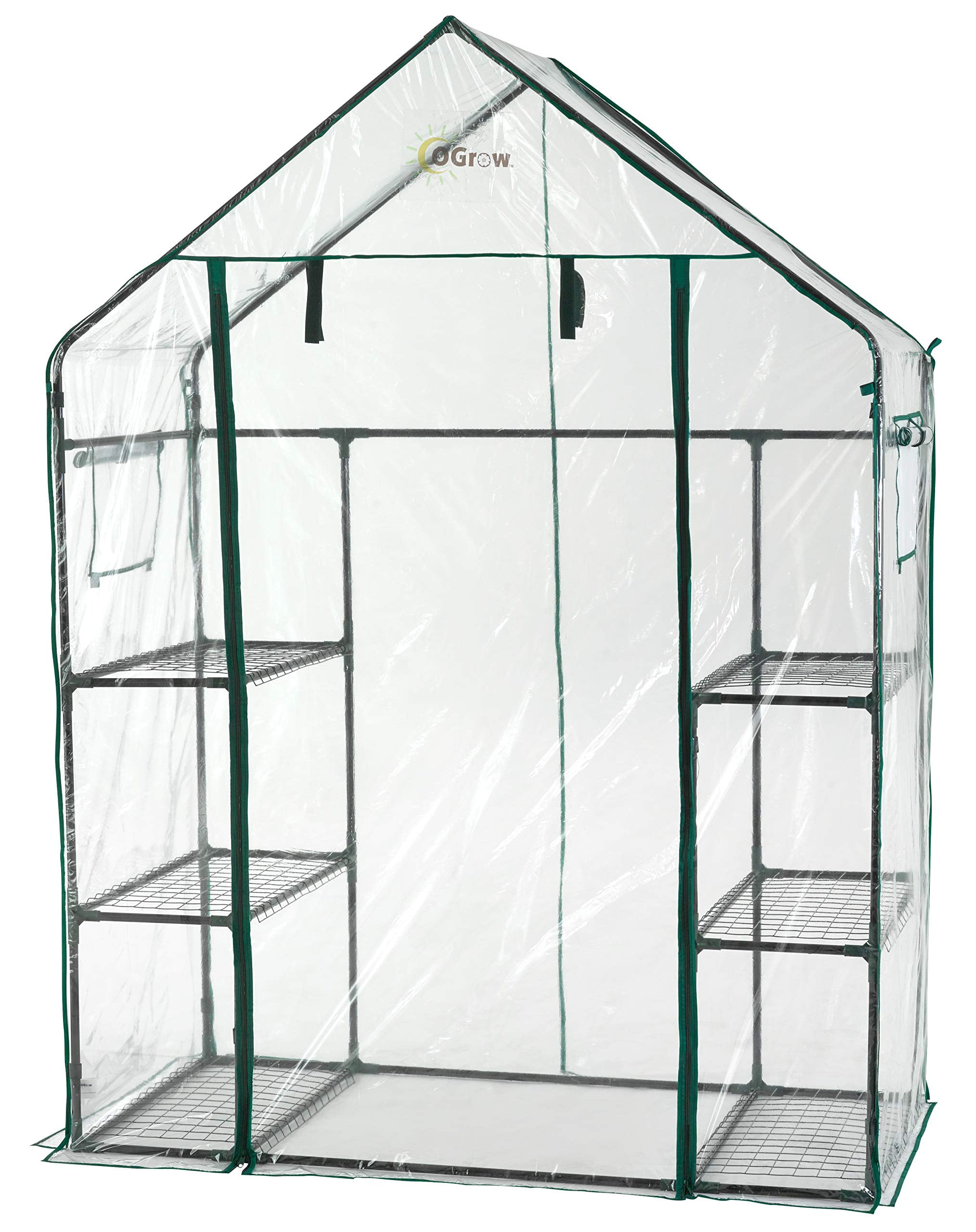 Portable Walkin Greenhouse, Large Indoor/Outdoor Pop- Up Green House ...