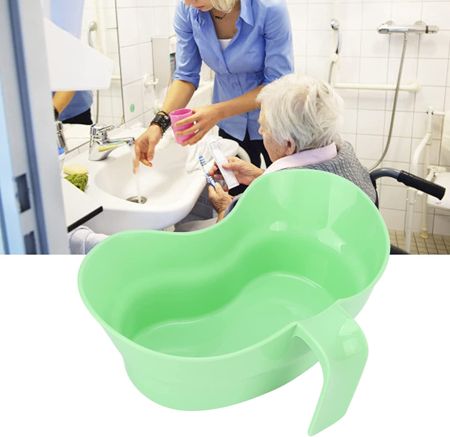 Portable Wash Basin for Brushing, Large Mouth Emesis Cup with Handle ...