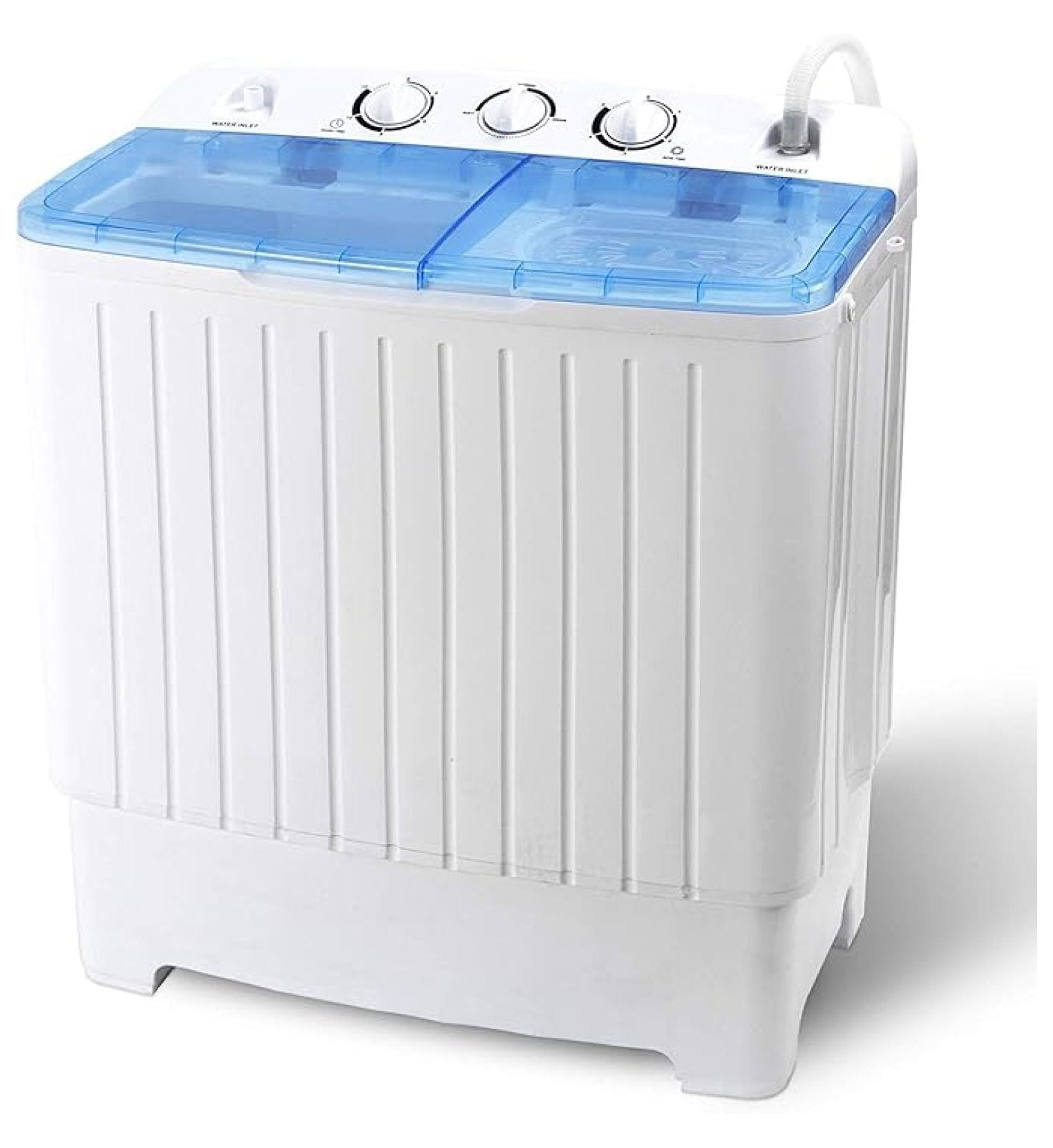 Portable Washer Mini Compact Twin Tub Washing Machine, 17.6lbs Capacity ...