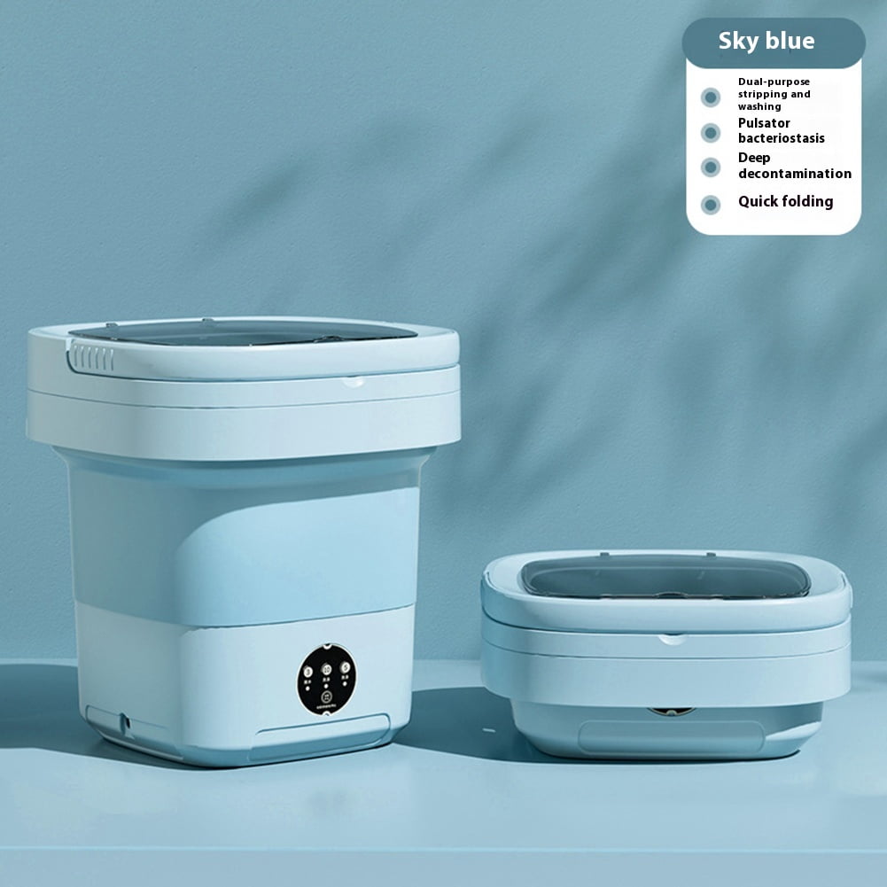 Portable Washing Machine, 11L Foldable Mini Washer, 3 Modess Upgraded ...