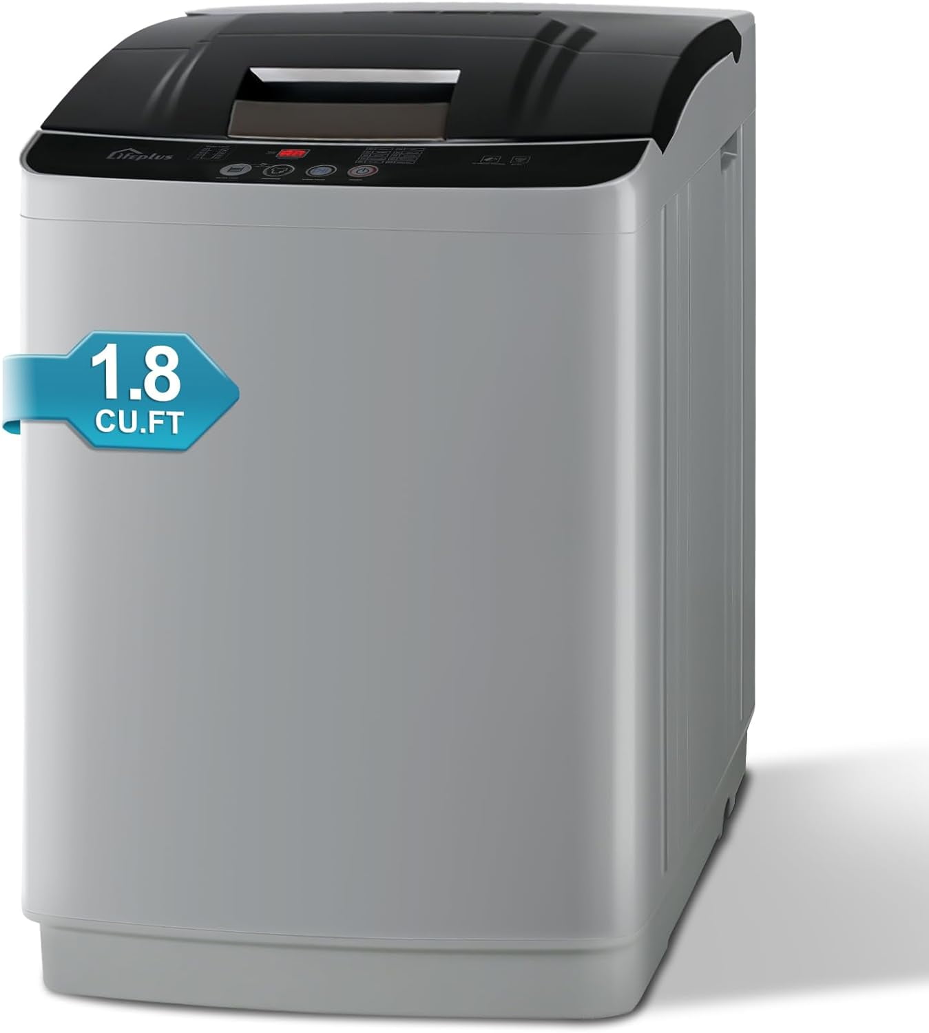 Portable Washing Machine 12lbs Capacity, Fully Automatic Compact Washer ...