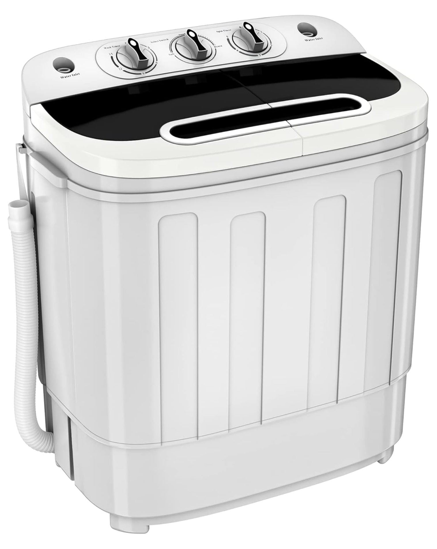 Portable Washing Machine 13lbs Capacity, Compact Mini Twin Tub Washing ...