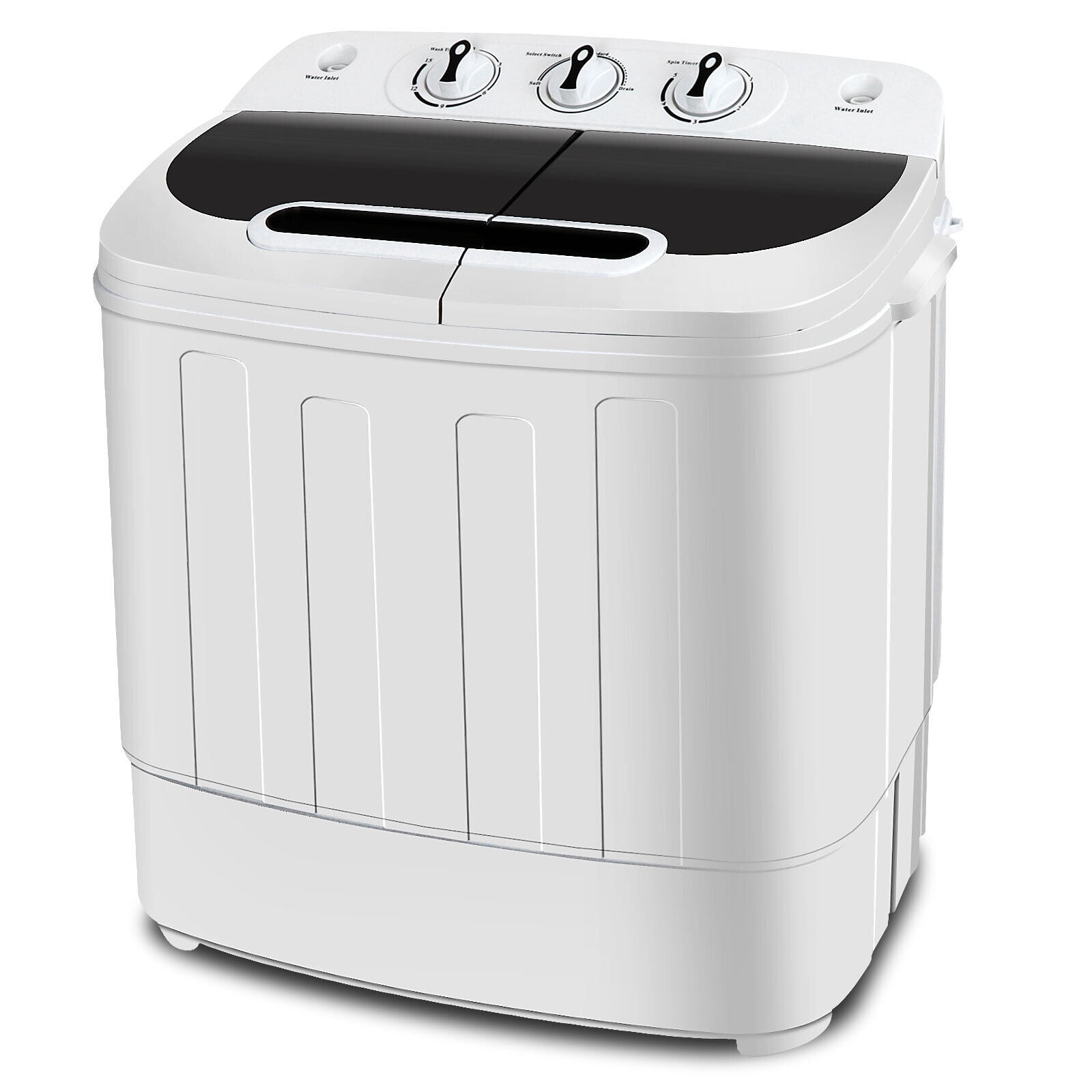 Portable Washing Machine 13lbs Twin Tub Washer and Dryer Compact ...