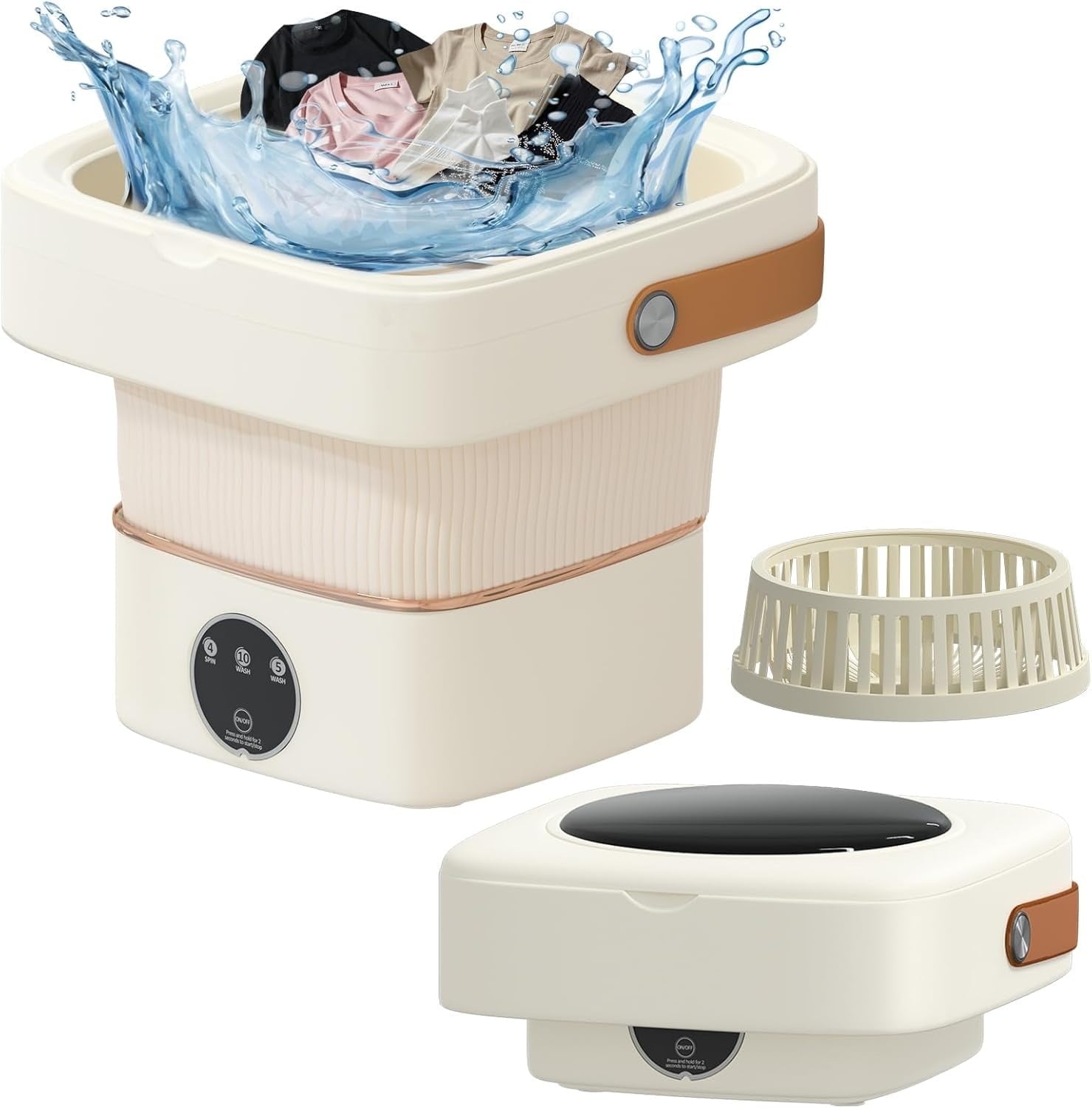 Portable Washing Machine Mini 4.5L Portable Washer Small Washing ...