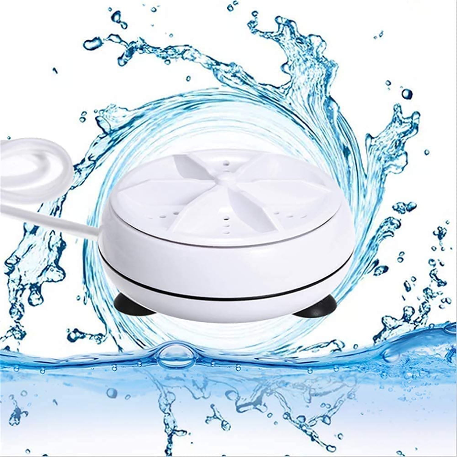 Portable Washing Machine, Mini Ultrasonic Washing Machine 3 in 1 ...
