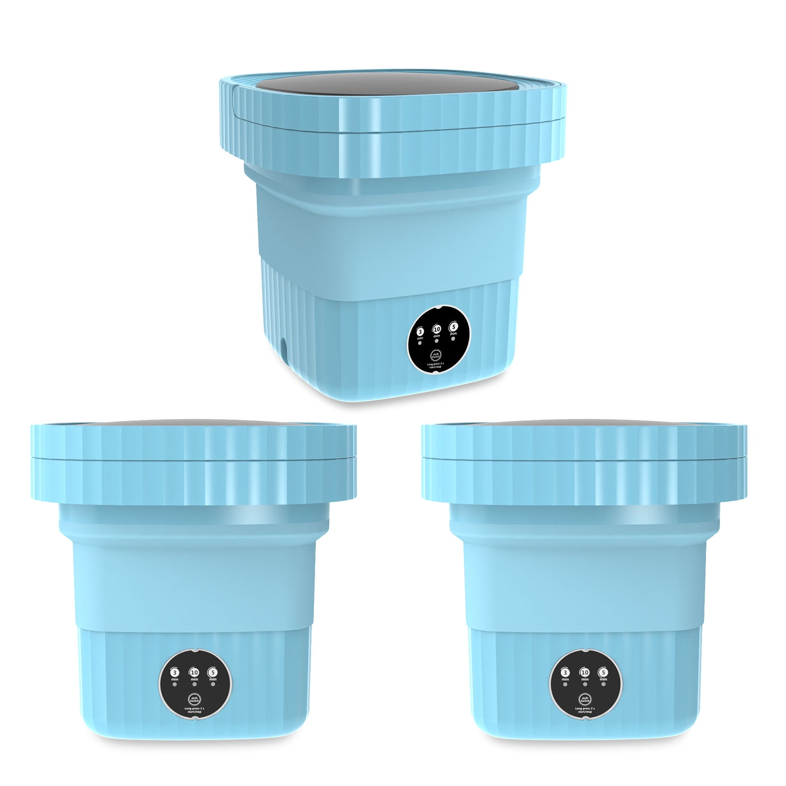 Portable Washing Machine, 11L Large Capacity, Mini Collapsible Washer ...