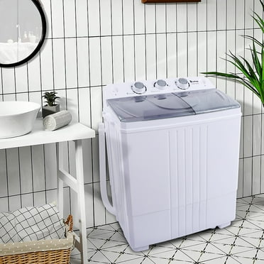 KAPAS Foldable Mini Washing Machine, (5.7 lb/2.6kg Capacity) Portable ...
