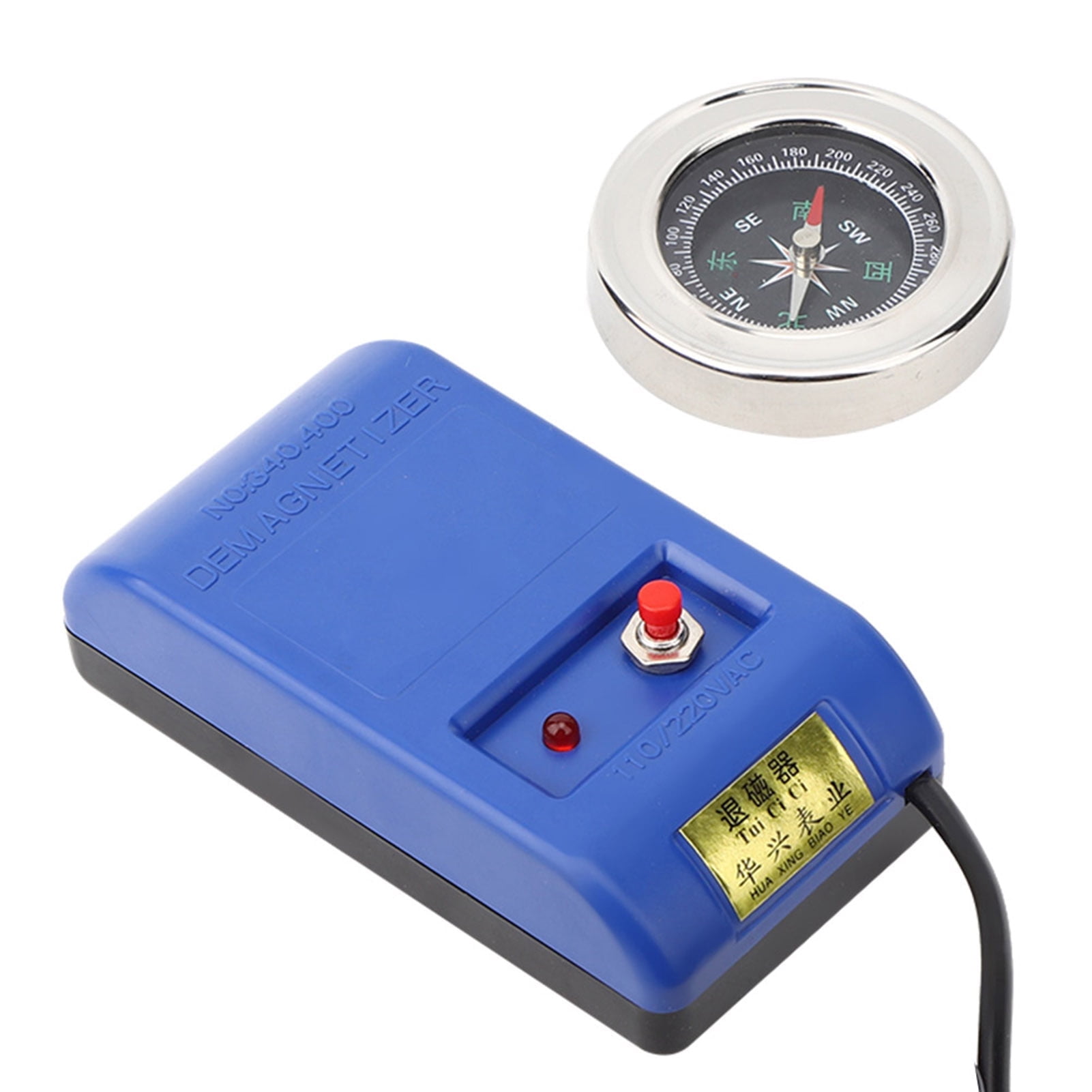 Portable Watch Degausser, Professional Electrical Demagnetizer Tools, Compass Set For Watch ...