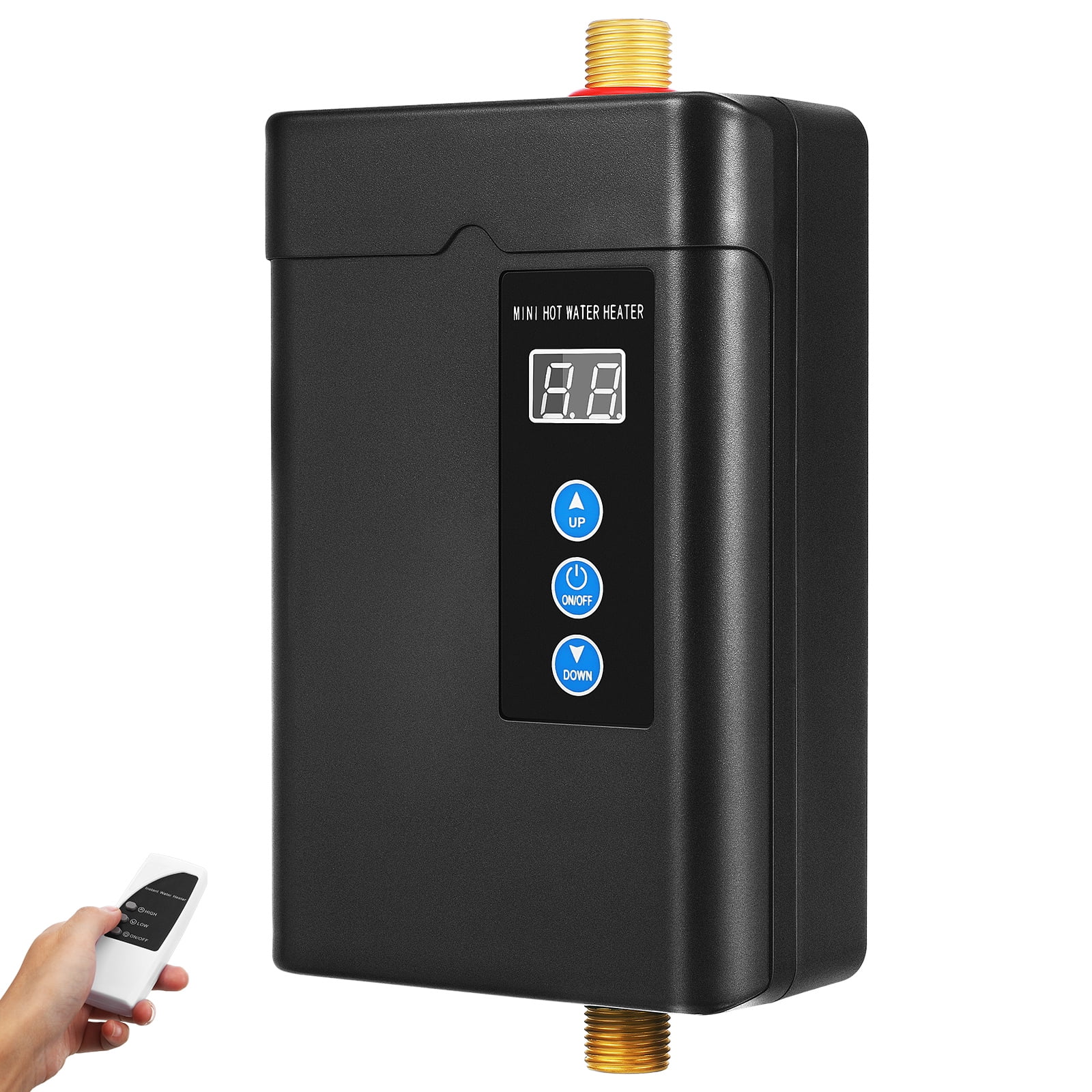 Foxnovo Compact Instant Tankless Electric Water Heater with Remote ...