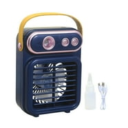 O2 Cool Squeeze Breeze Water Misting Fan 2059 Blue Battery Operated ...