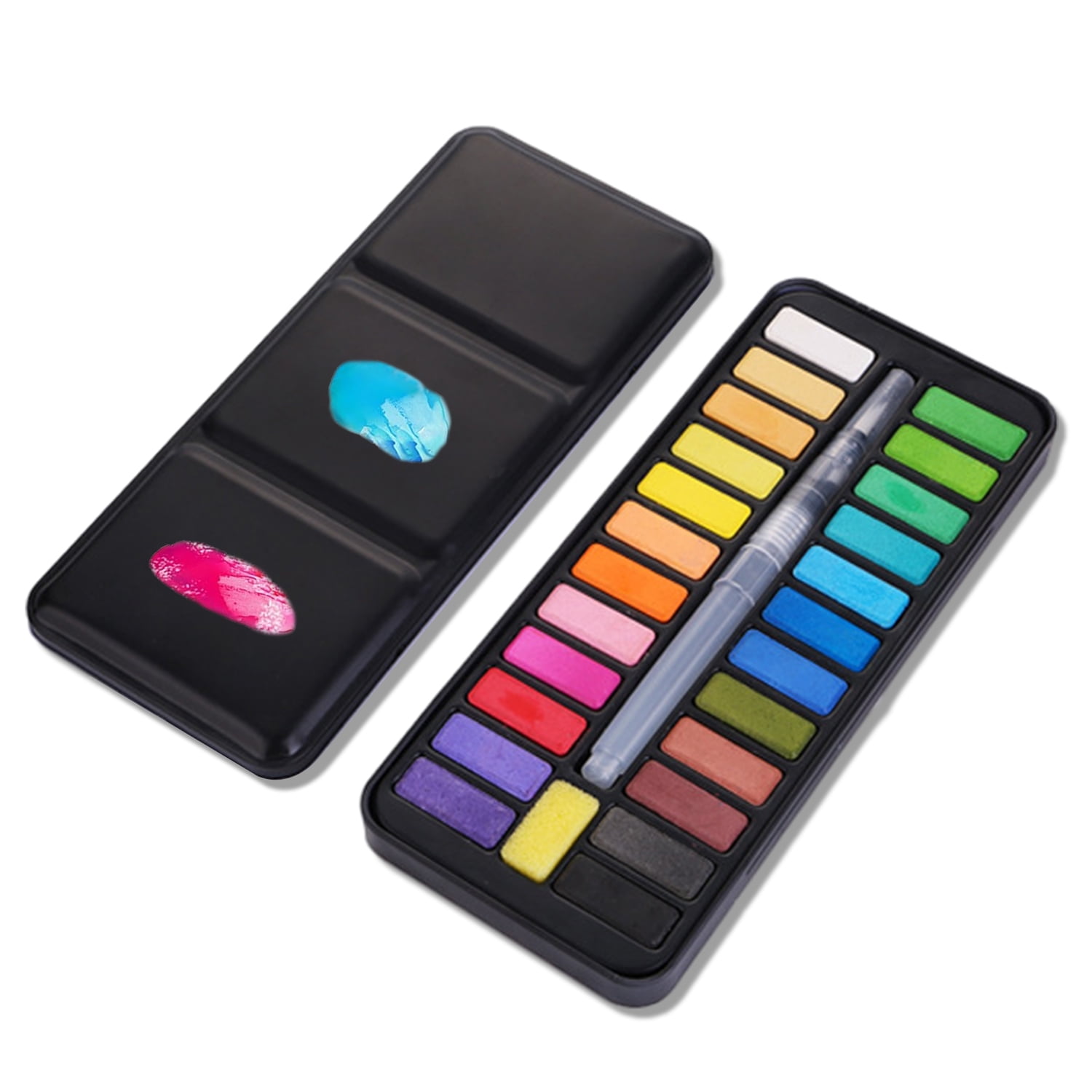 Portable Watercolor Palette, 24 Vibrant Colors For Unmatched Artistic ...