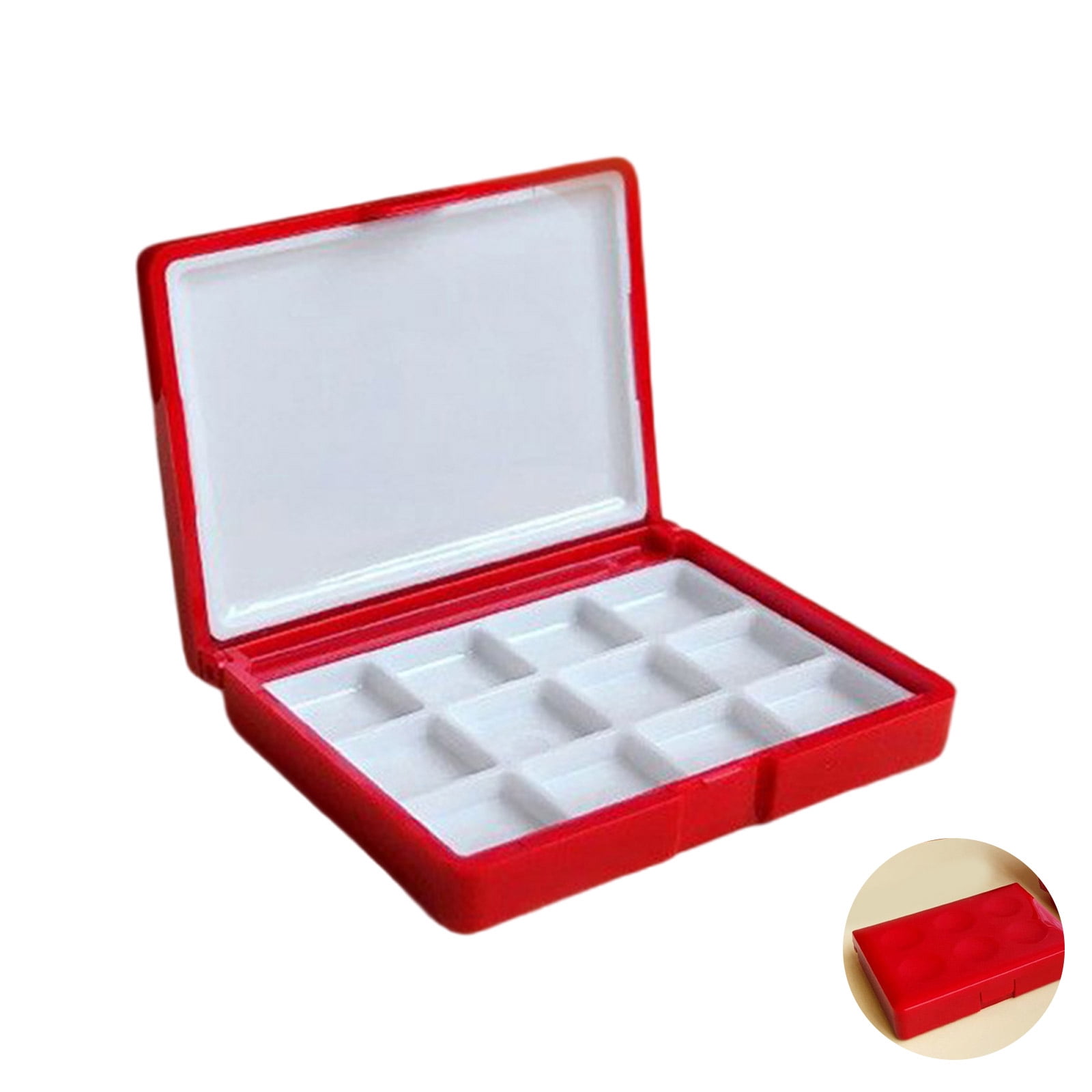 Portable Watercolour Paint Storage Case Folding Paint Storage Box ...