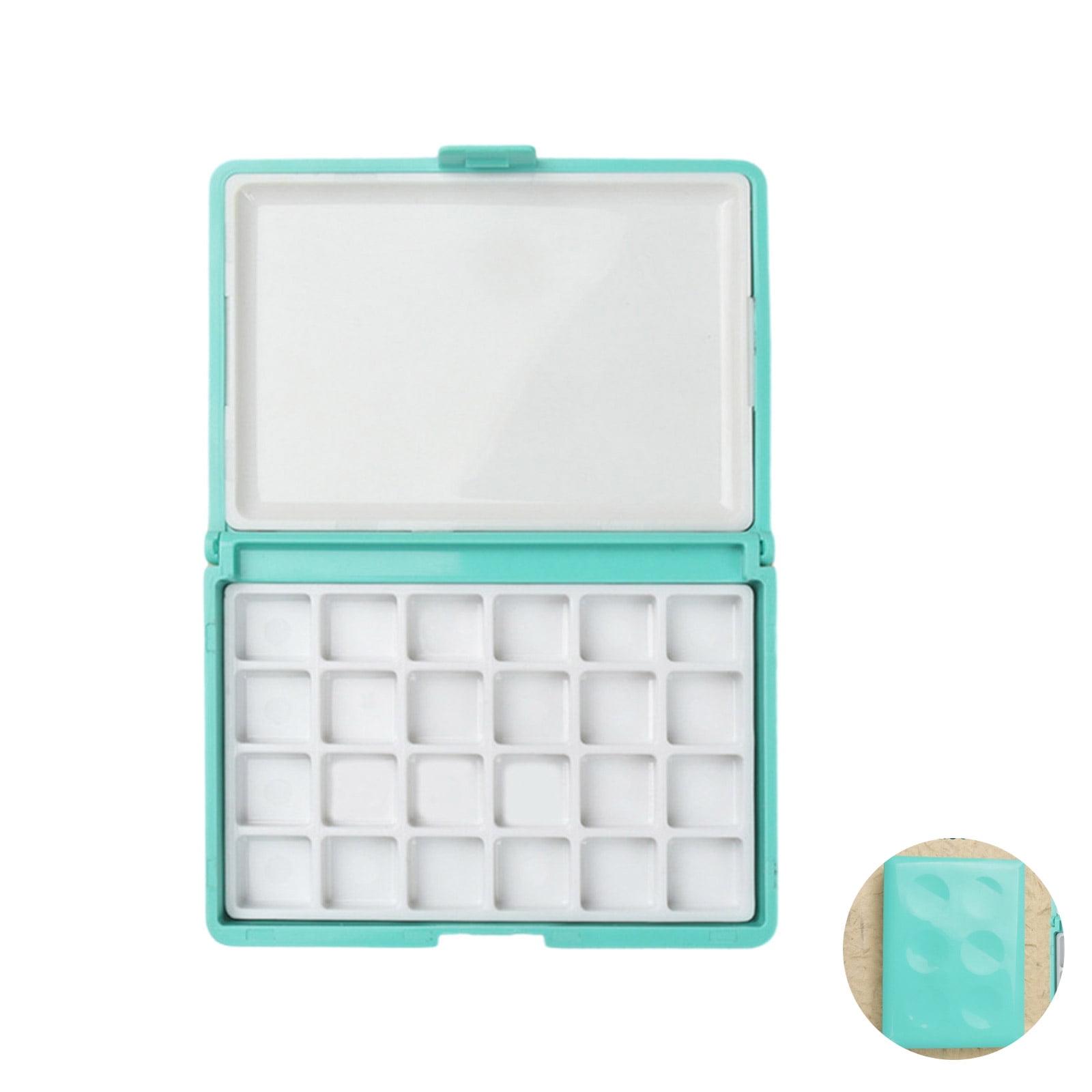 Portable Watercolour Paint Storage Case Folding Paint Storage Box ...