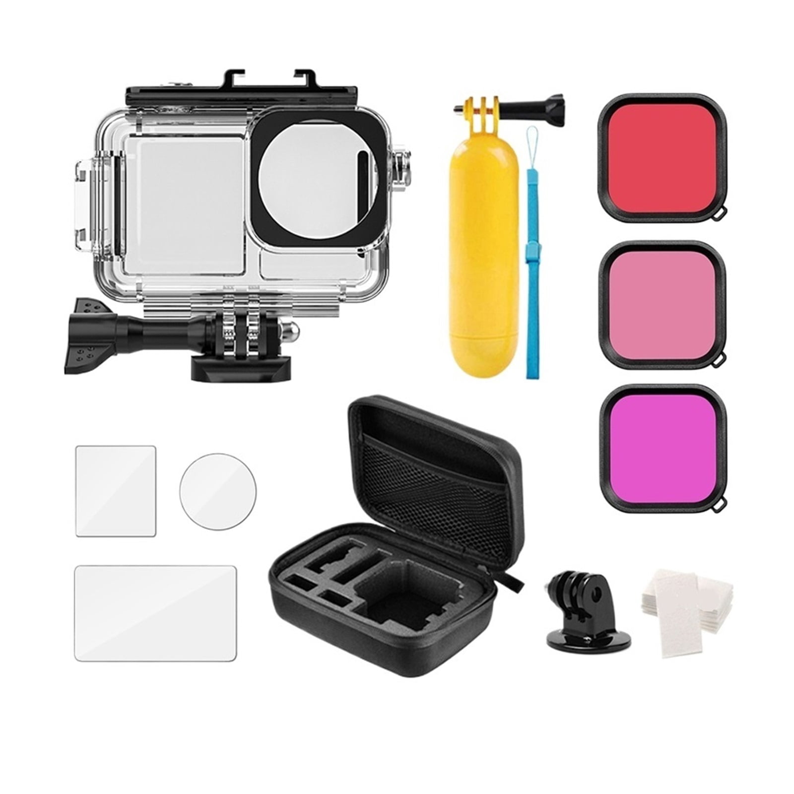 Portable Waterproof Case Accessories For Moving Cameras Action camera ...