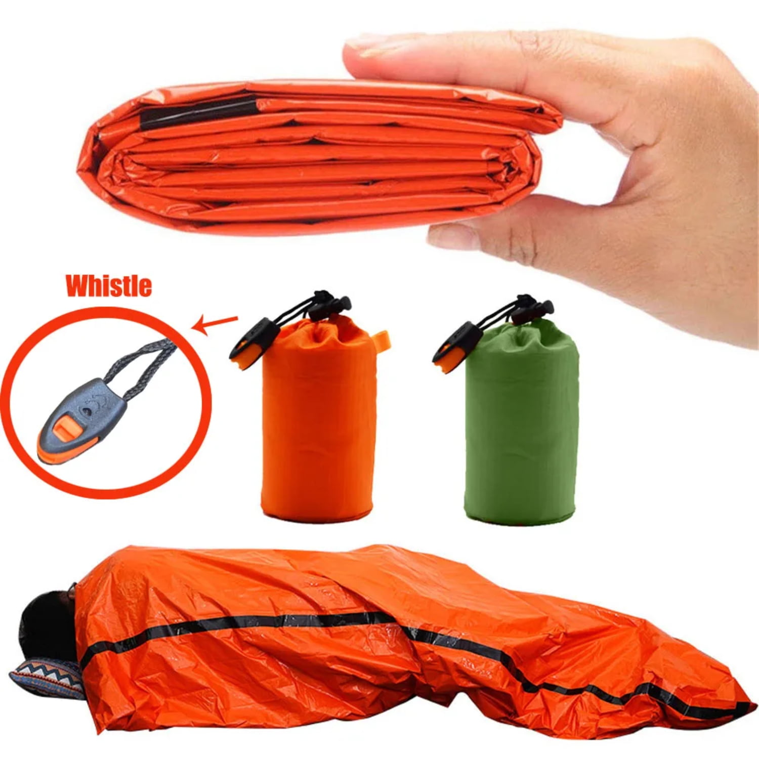 Portable Waterproof Emergency Survival Sleeping Hiking Camping Gear ...