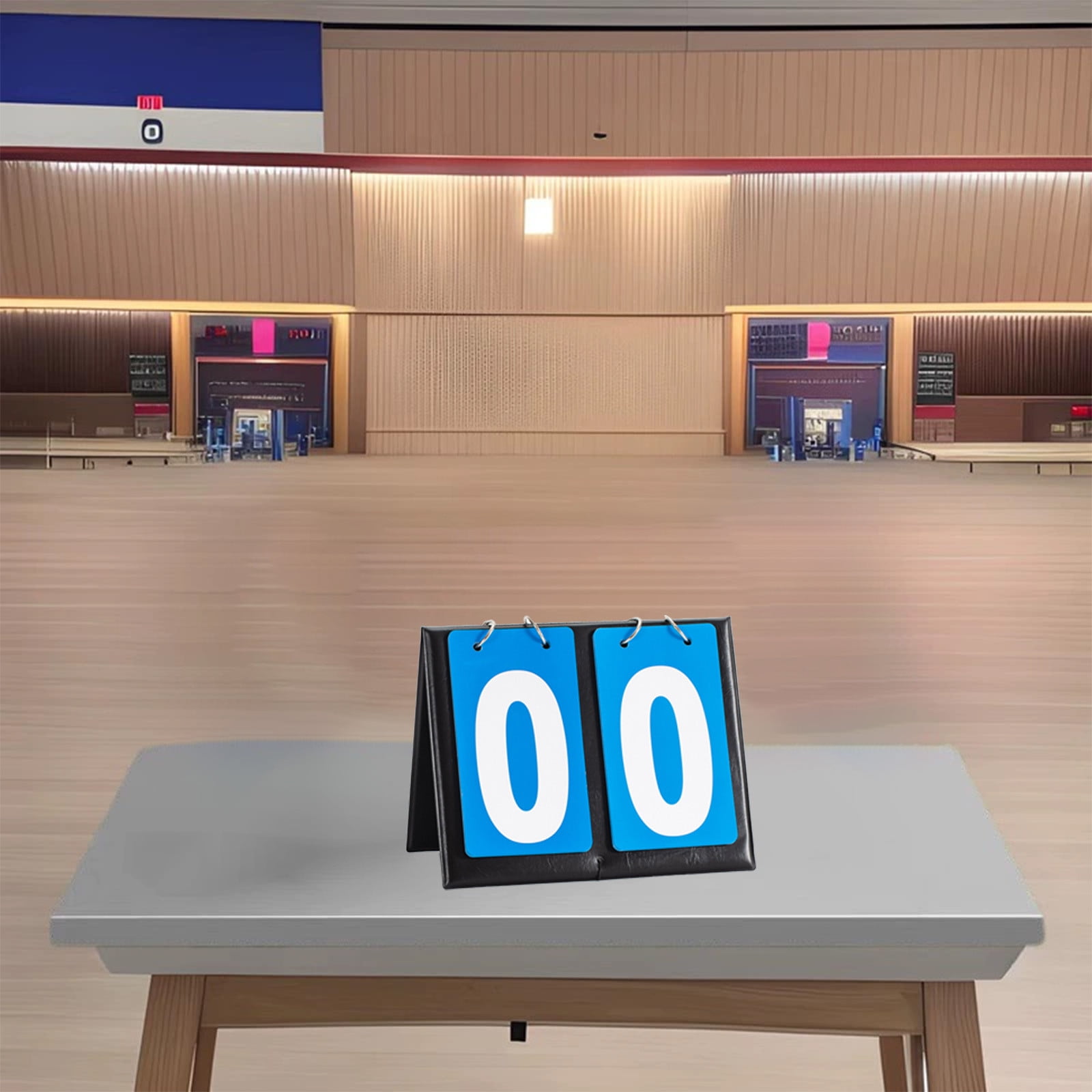 Portable Waterproof Flip Scoreboard | Leather Mounted PU Soft Card | 4 ...