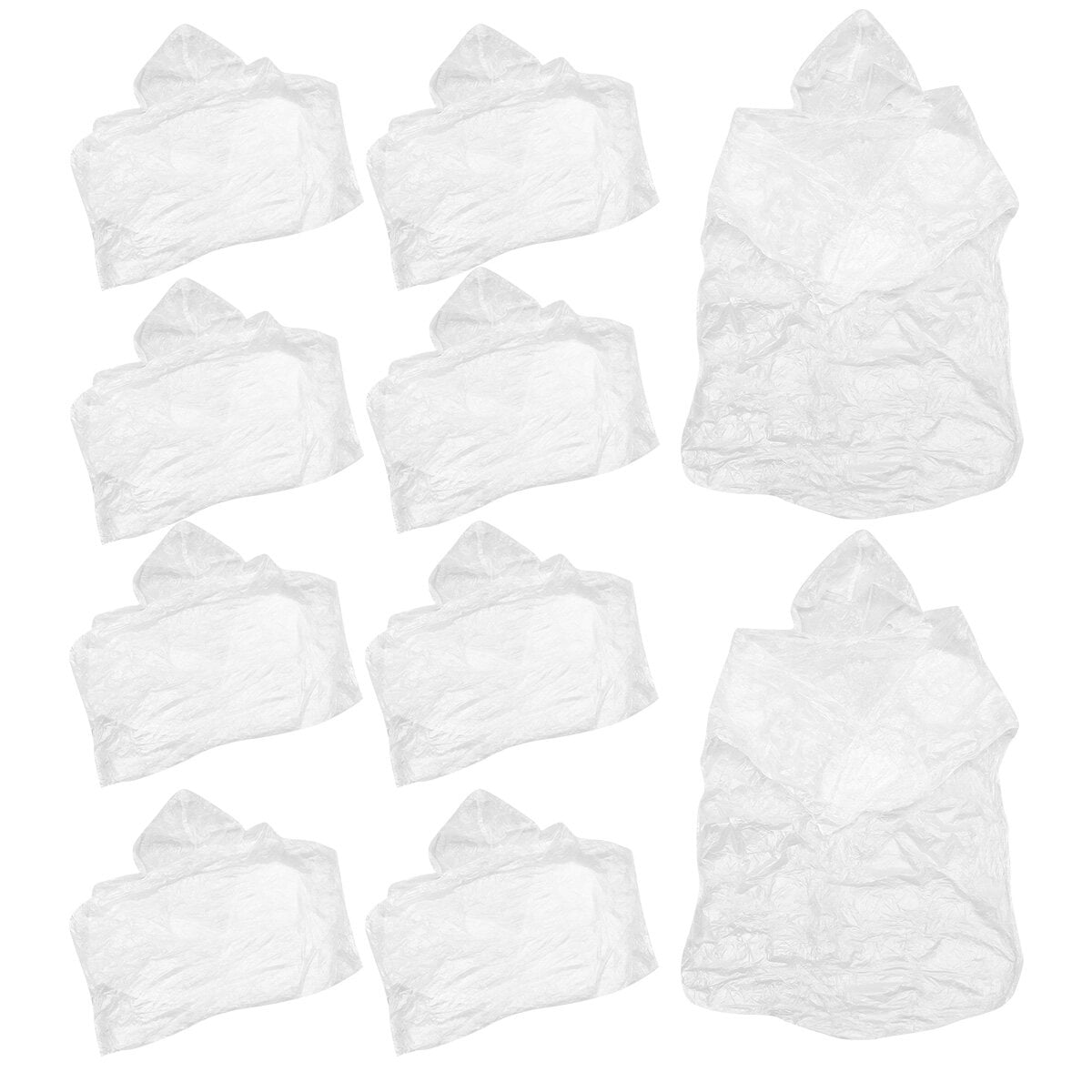 Homoyoyo Rain Ponchos for Adults Raincoat White 10Set - Walmart.com