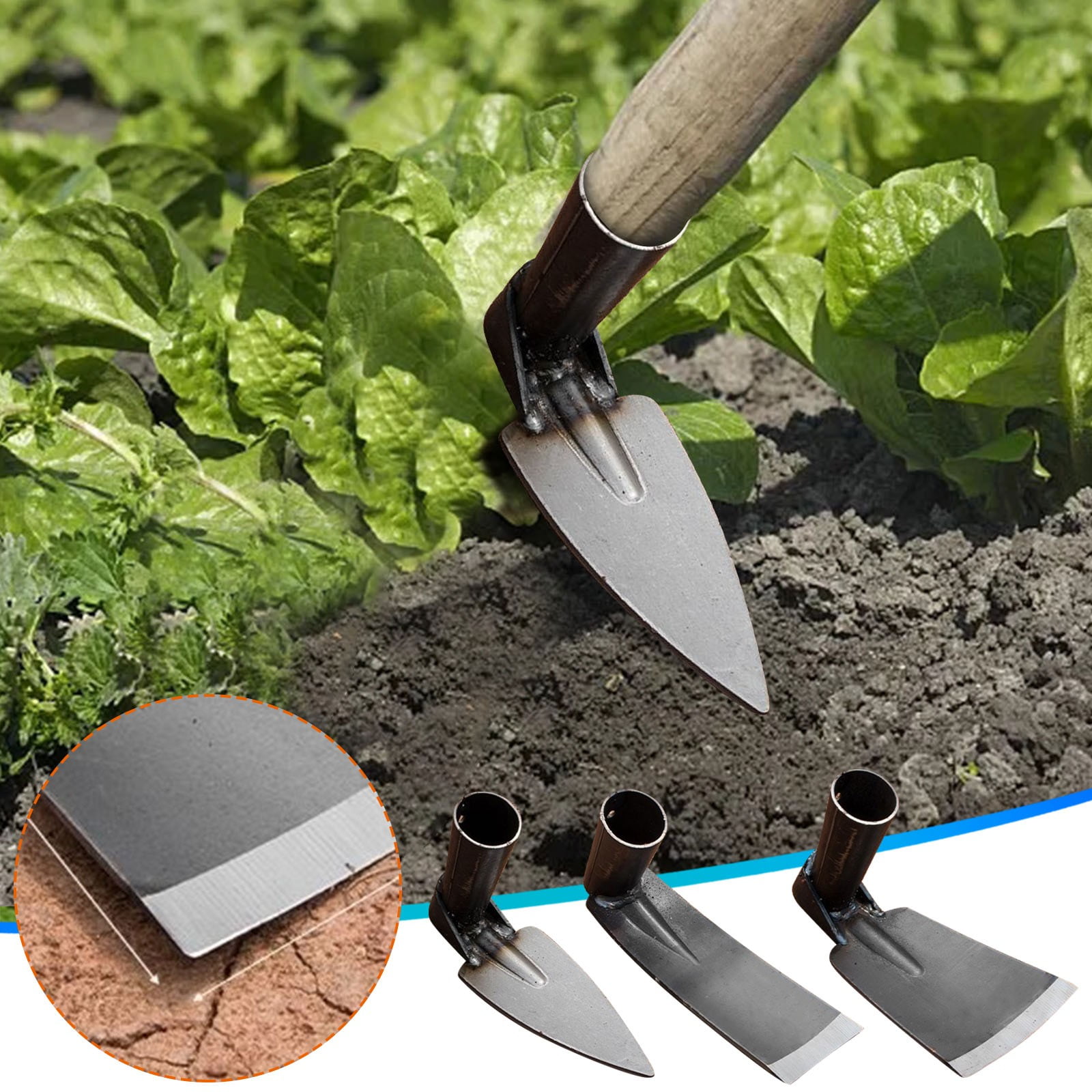Portable Weeding Hoe, Manganese Steel Garden Tool Head, No Handle ...