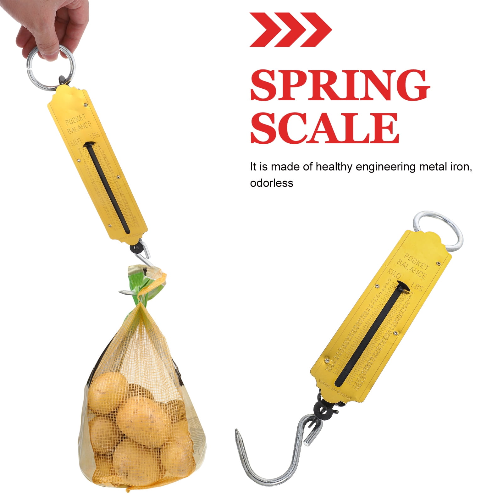 Clispeed Hand Held Digital Hanging Scale Golden Durable and Easy to ...