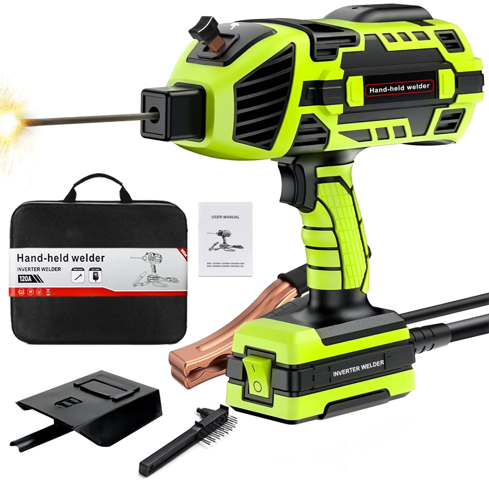 Portable Welding Machine 110V Handheld Electric ARC Welder Gun Stick ...