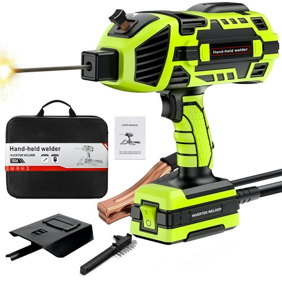 Portable Welding Machine 110V Handheld Electric ARC Welder Gun Stick ...