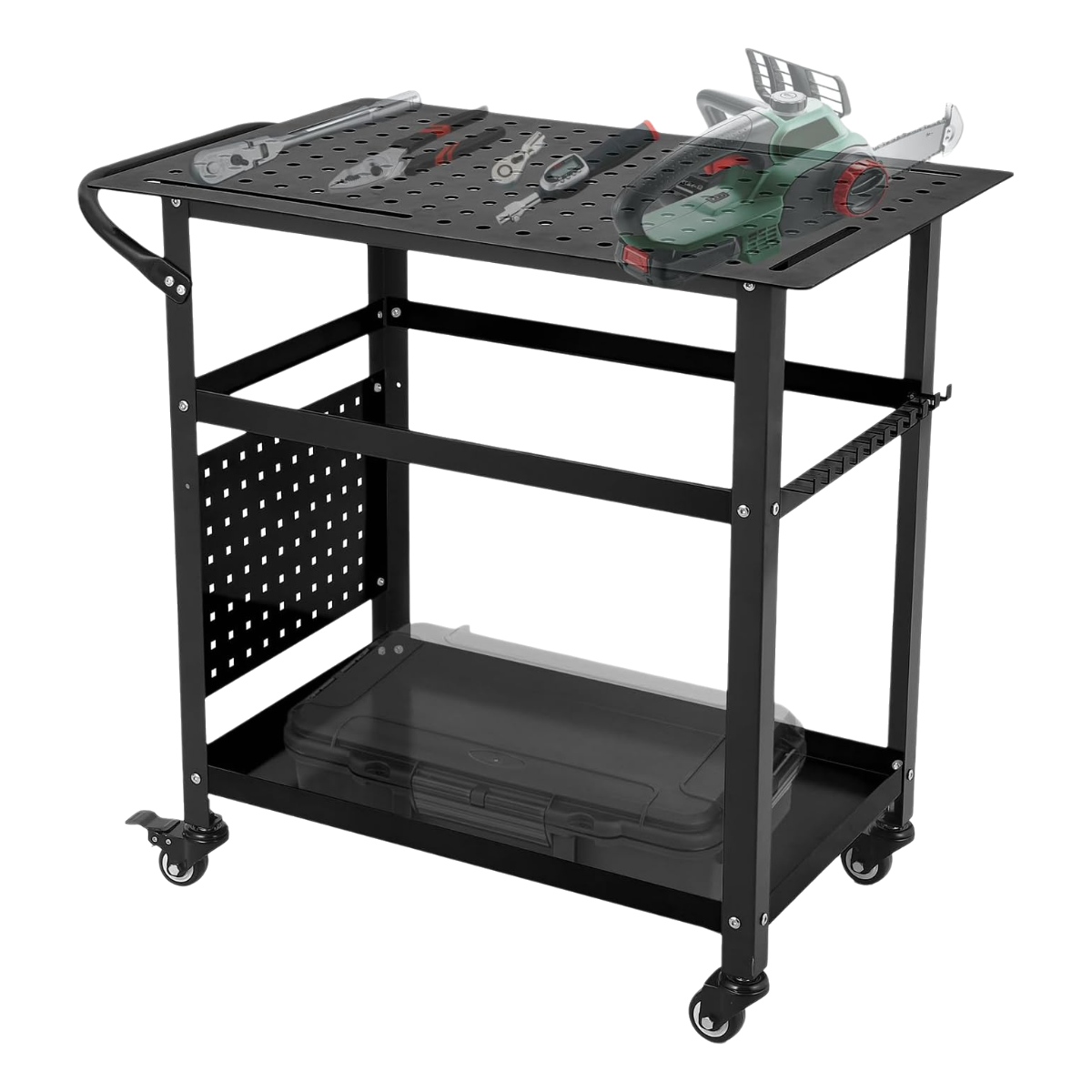 Portable Welding Table with Wheels, 36''X 24" Welding Table, Rolling ...