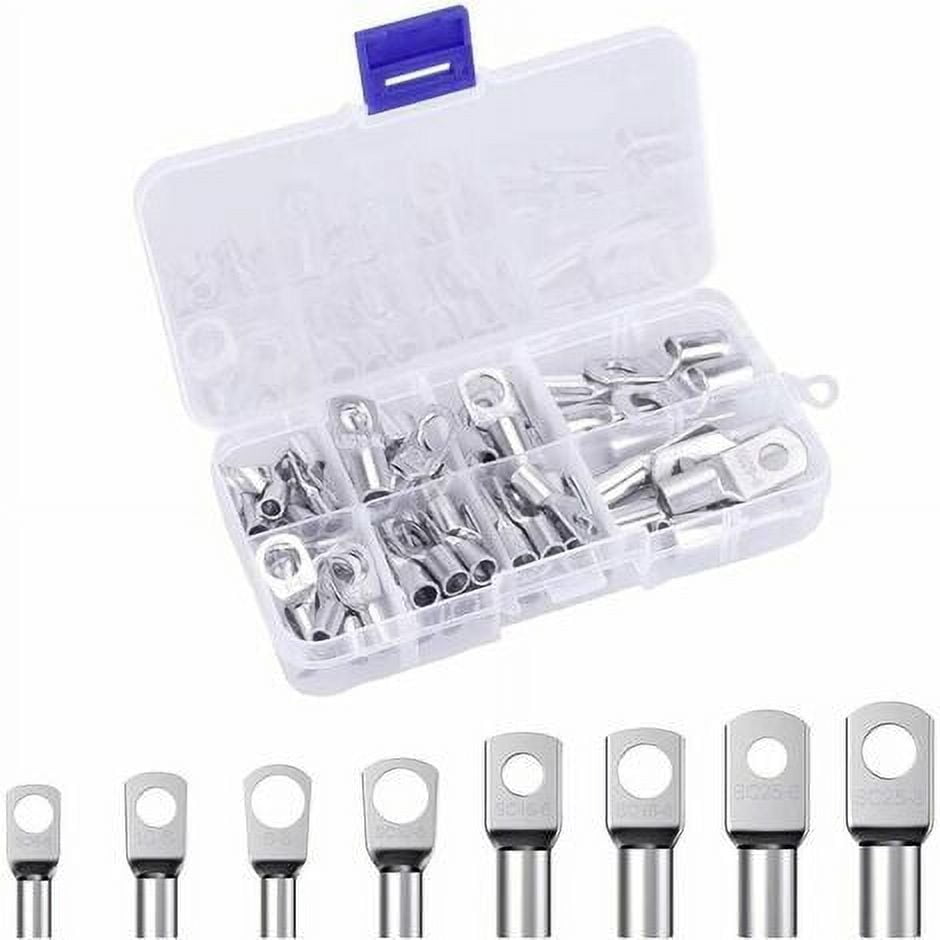 Portable Well Organized Heavy-duty Battery Cable Ends, 8 Sizes Copper ...