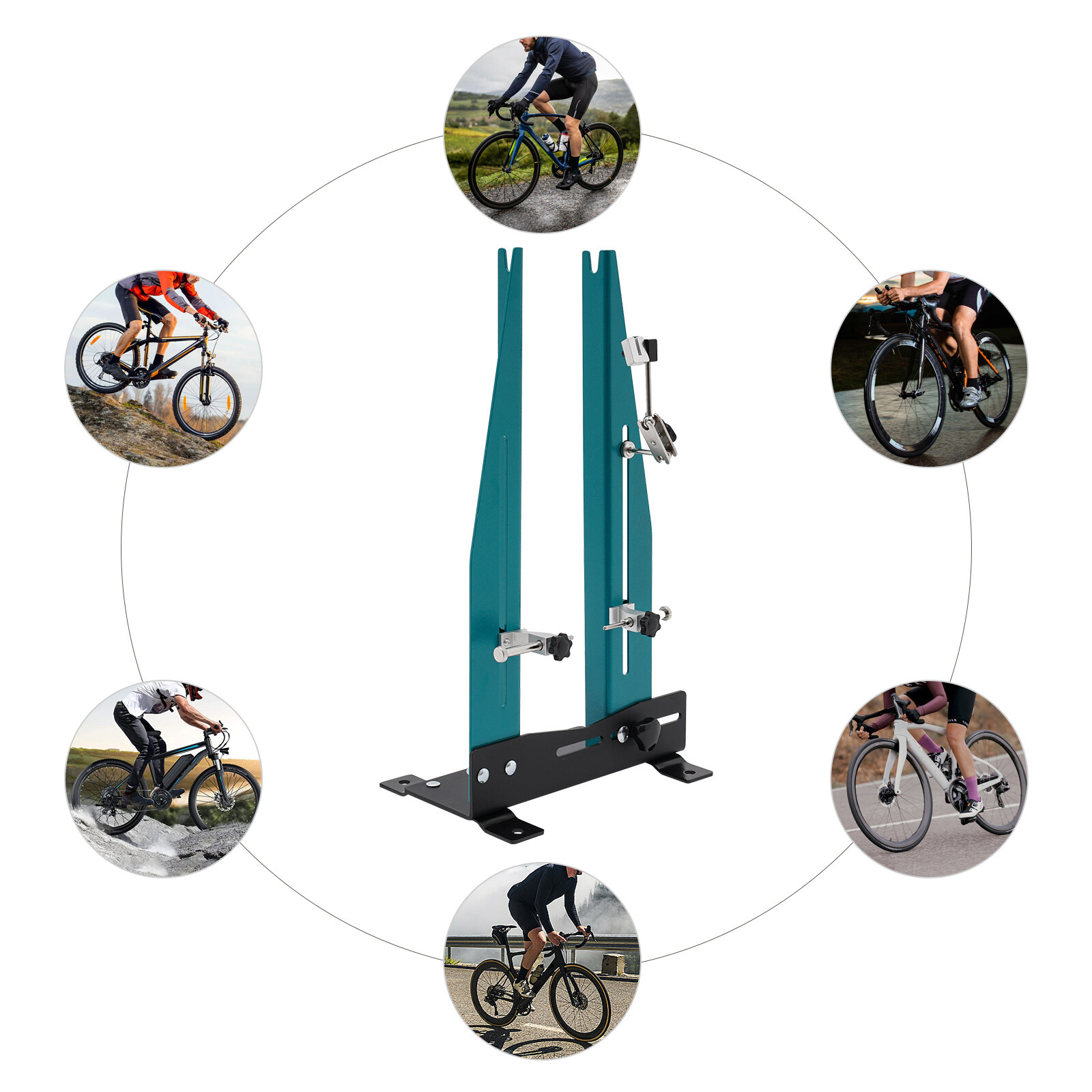 Portable Wheel Truing Stand, Bicycle Wheel Alignment Repair Tool for ...