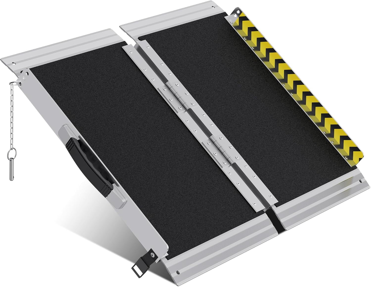 Portable Wheelchair Ramp 2FT, Anti-Slip Aluminum Folding Portable Ramp ...