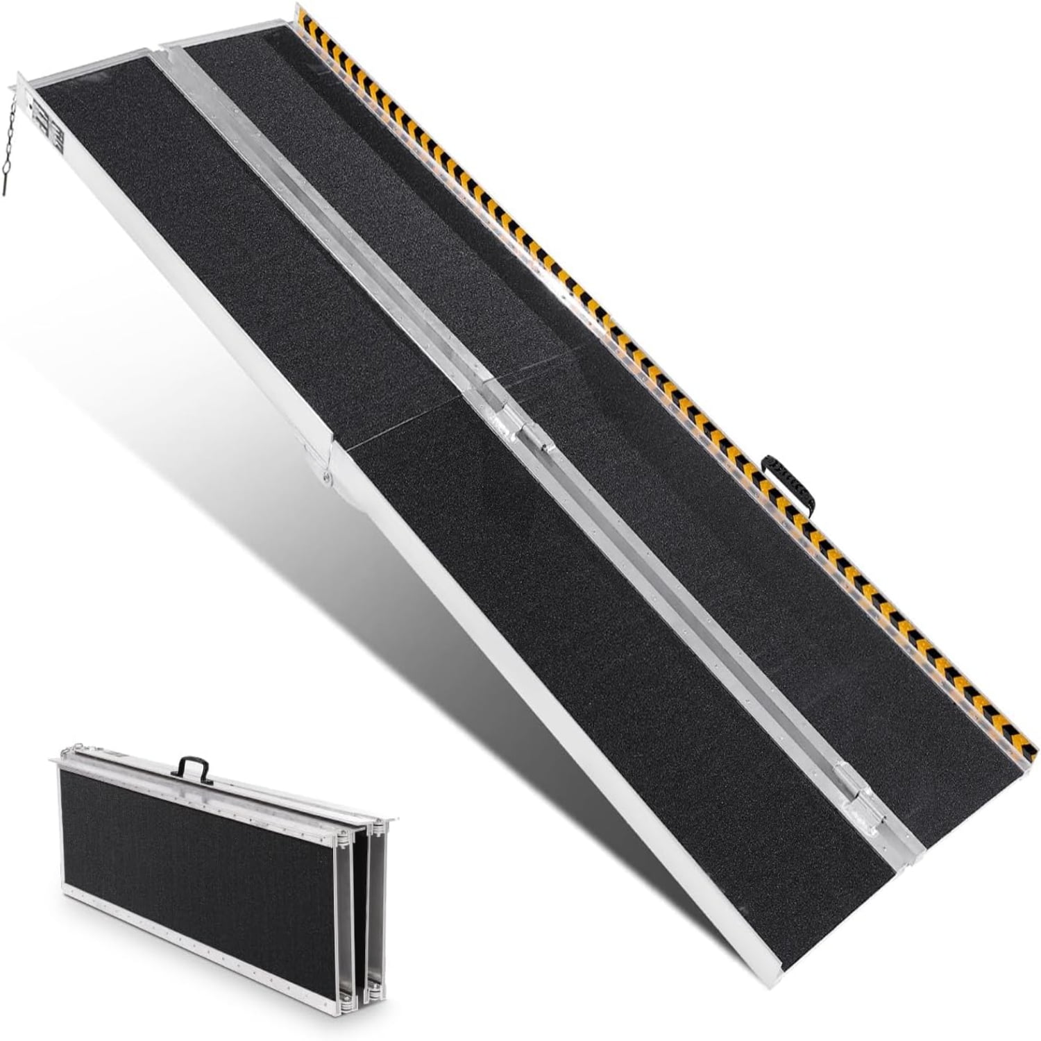 Portable Wheelchair Ramp 2FT Non-Slip Aluminum Folding Handicap Ramp ...