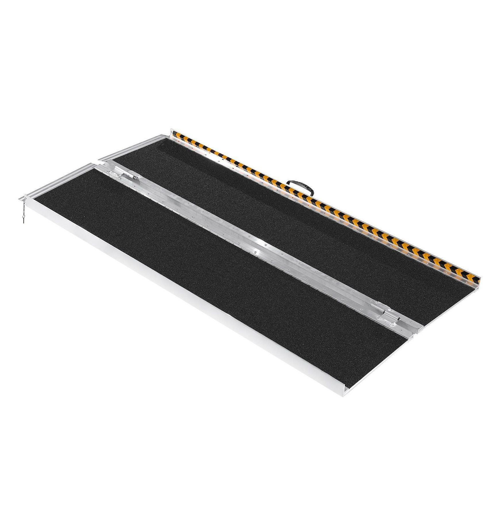 Portable Wheelchair Ramp, 6 ft 800lbs Capacity, Folding Aluminum ...