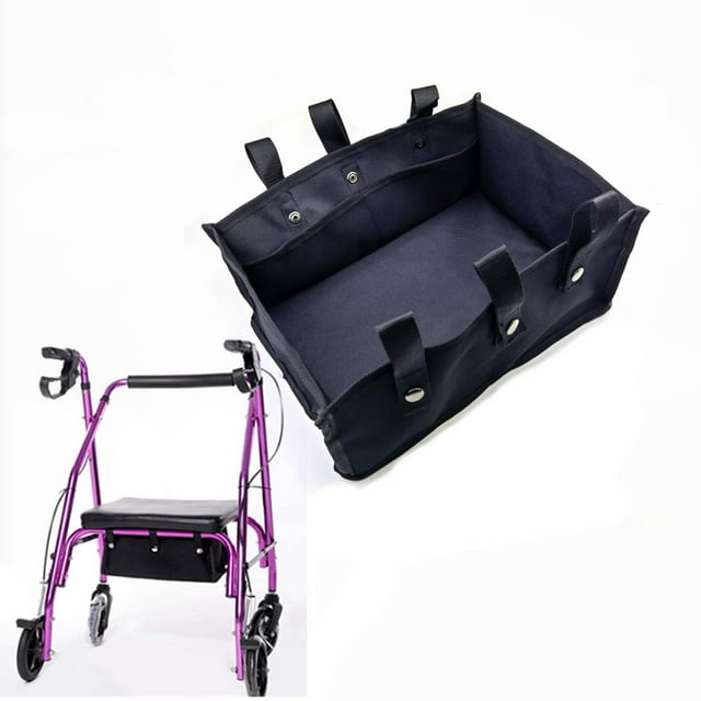 Portable Wheelchair Underseat Storage Insert Tote Four Wheel Pocket ...