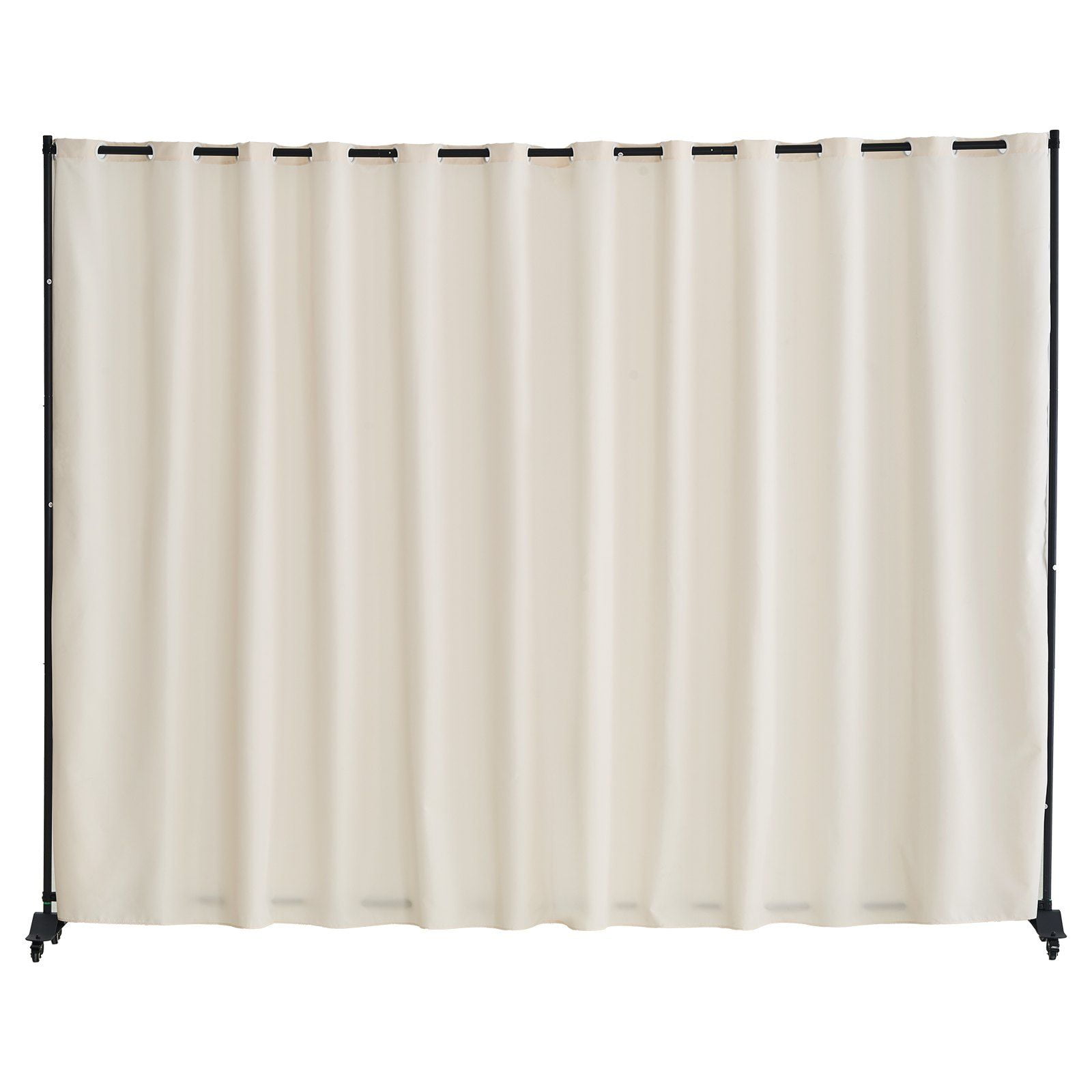 Portable Wheeled Room Partition Privacy Screen Freestanding Panel with ...