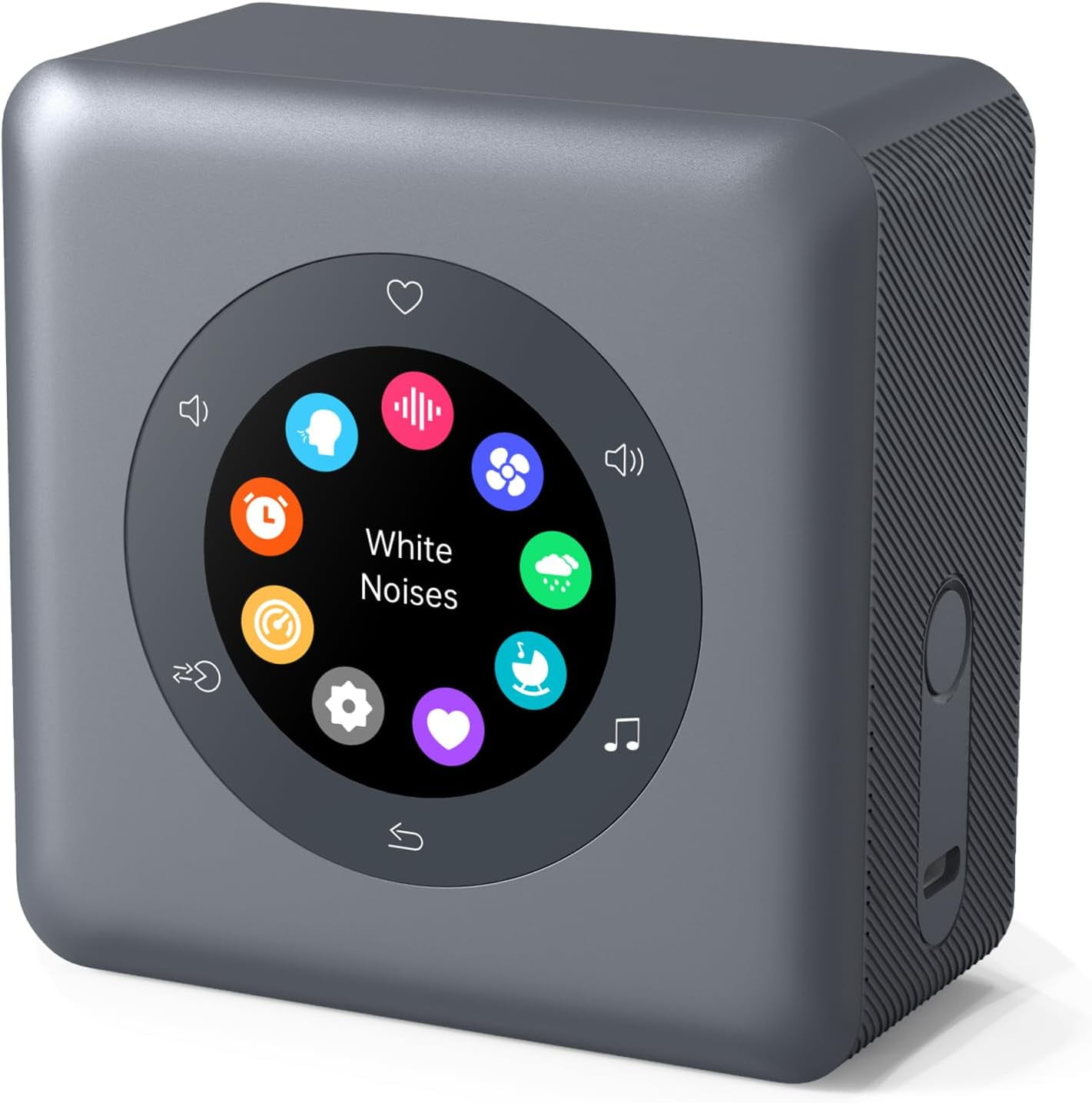 Portable White Noise Sound Machine with Intelligent Color LCD Touch ...